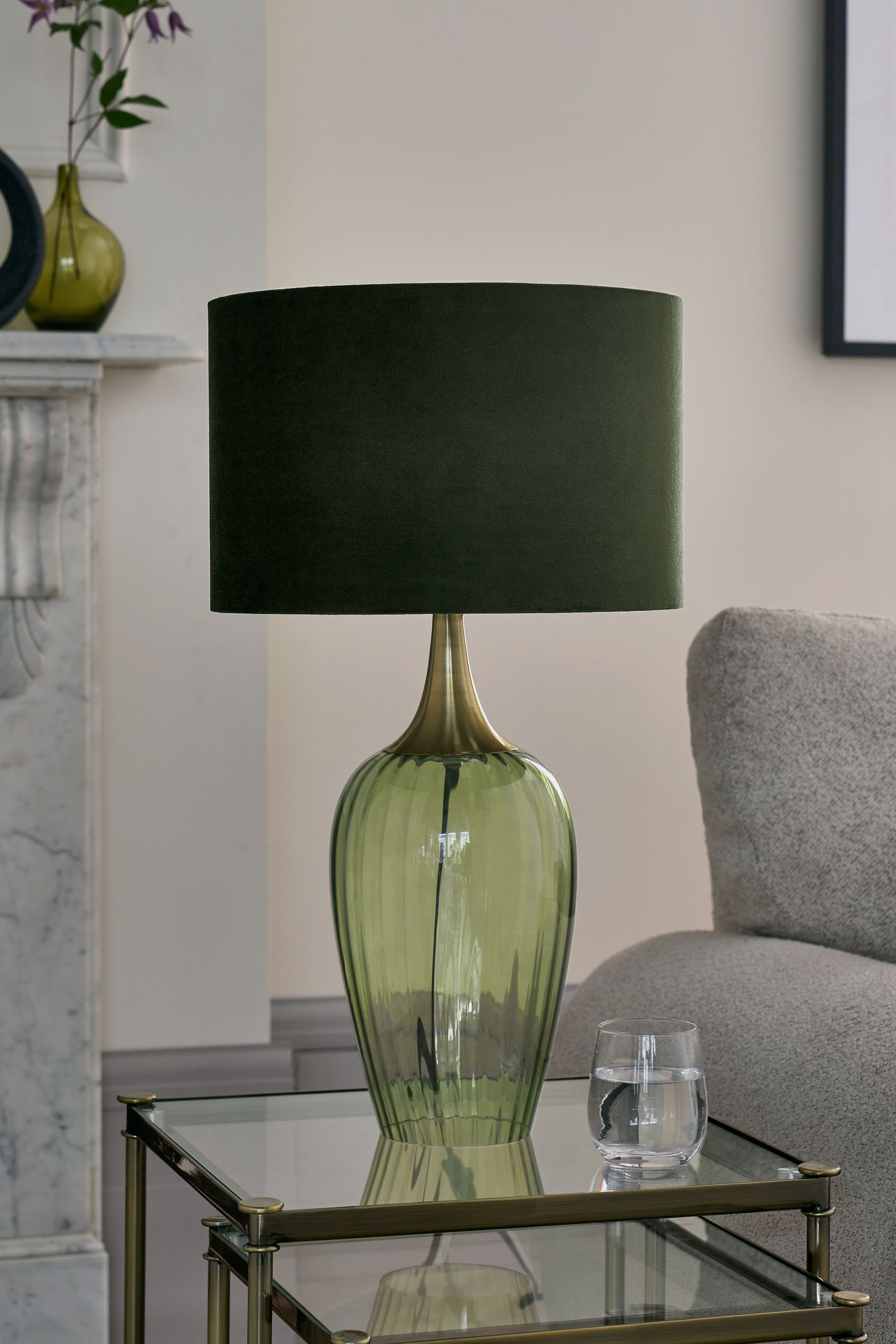 Buy Green Hampton Table Lamp from the Next UK online shop