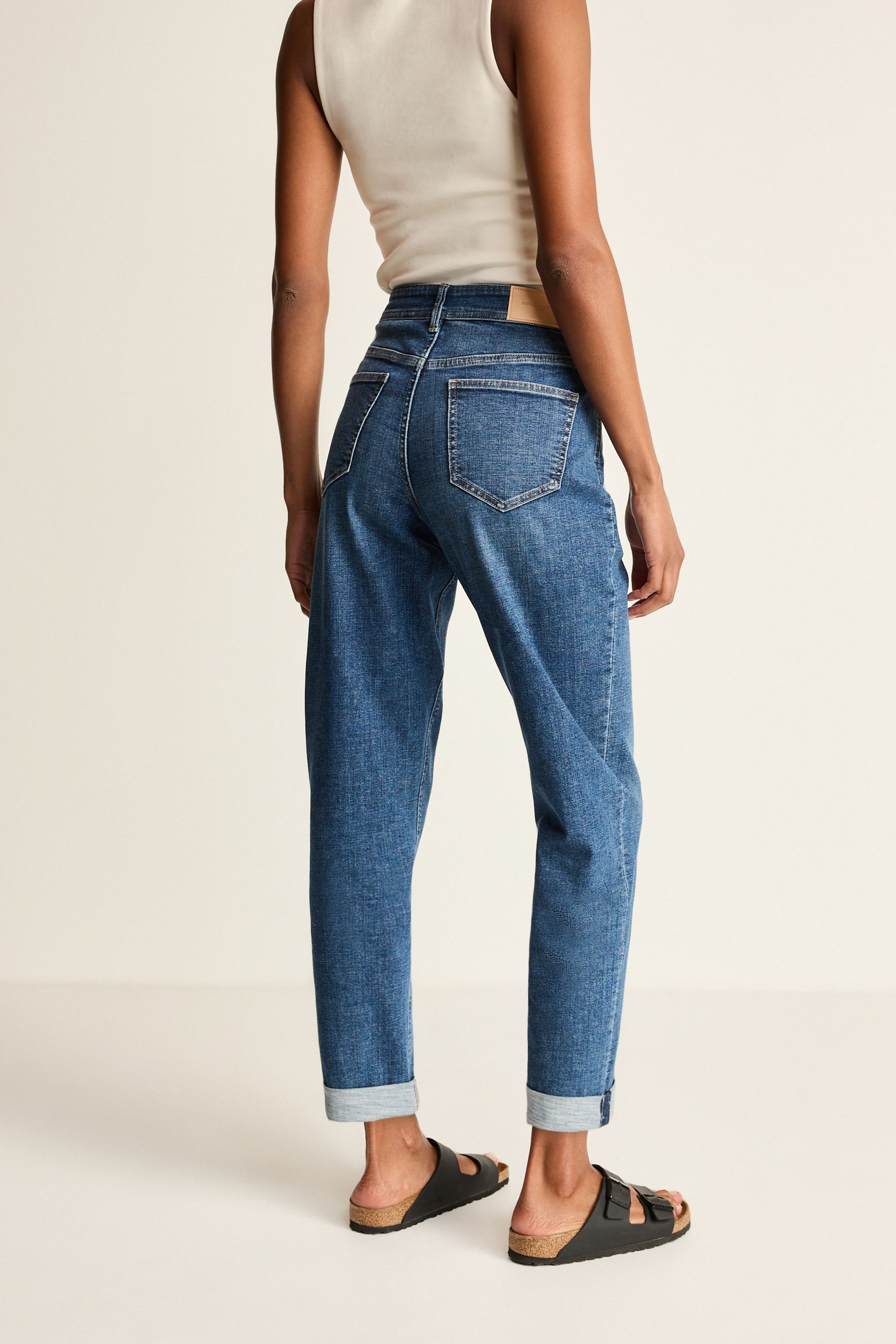 Buy Dark Blue Boyfriend Jeans from the Next UK online shop