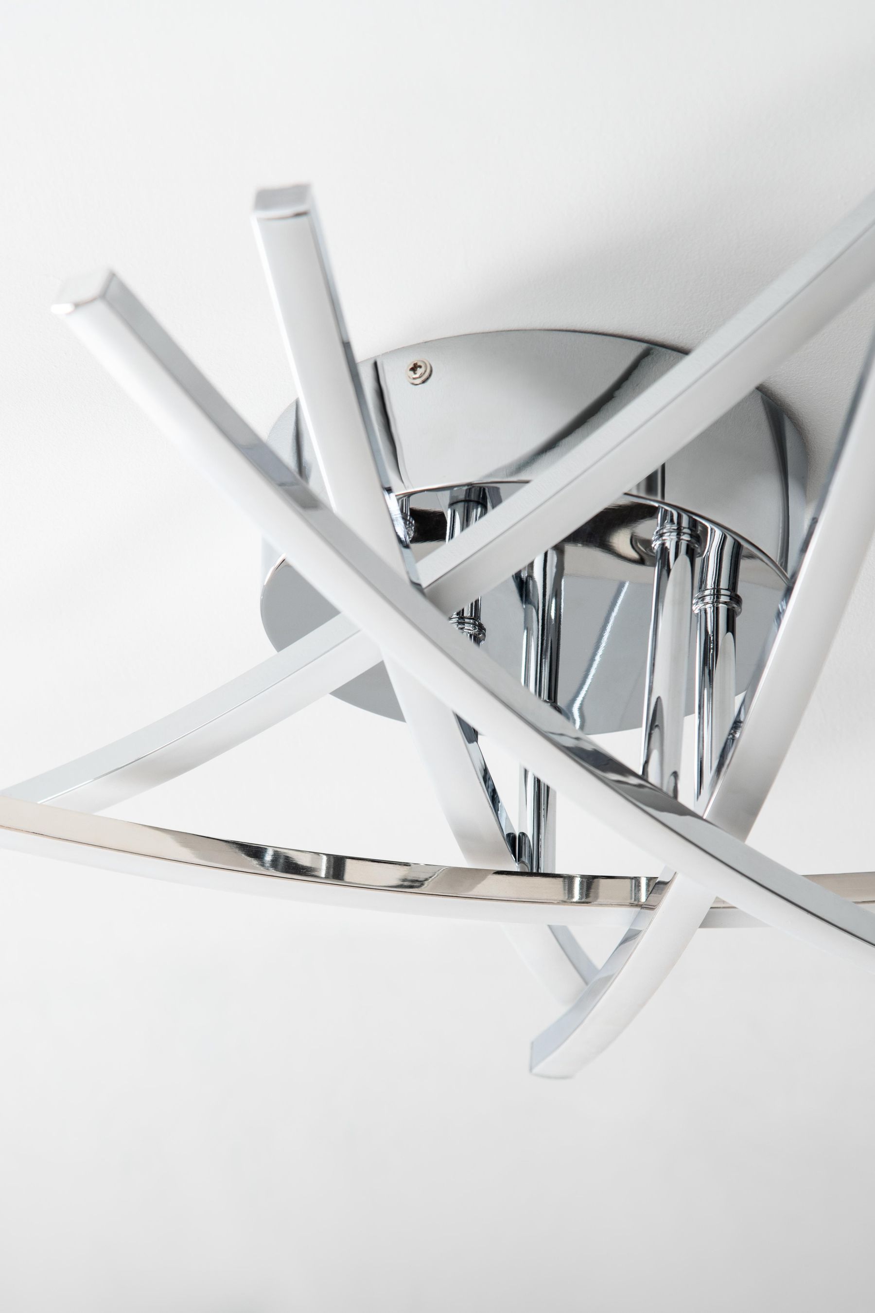 Buy Chrome Amari 5 Arm Flush Ceiling Light from Next Ireland