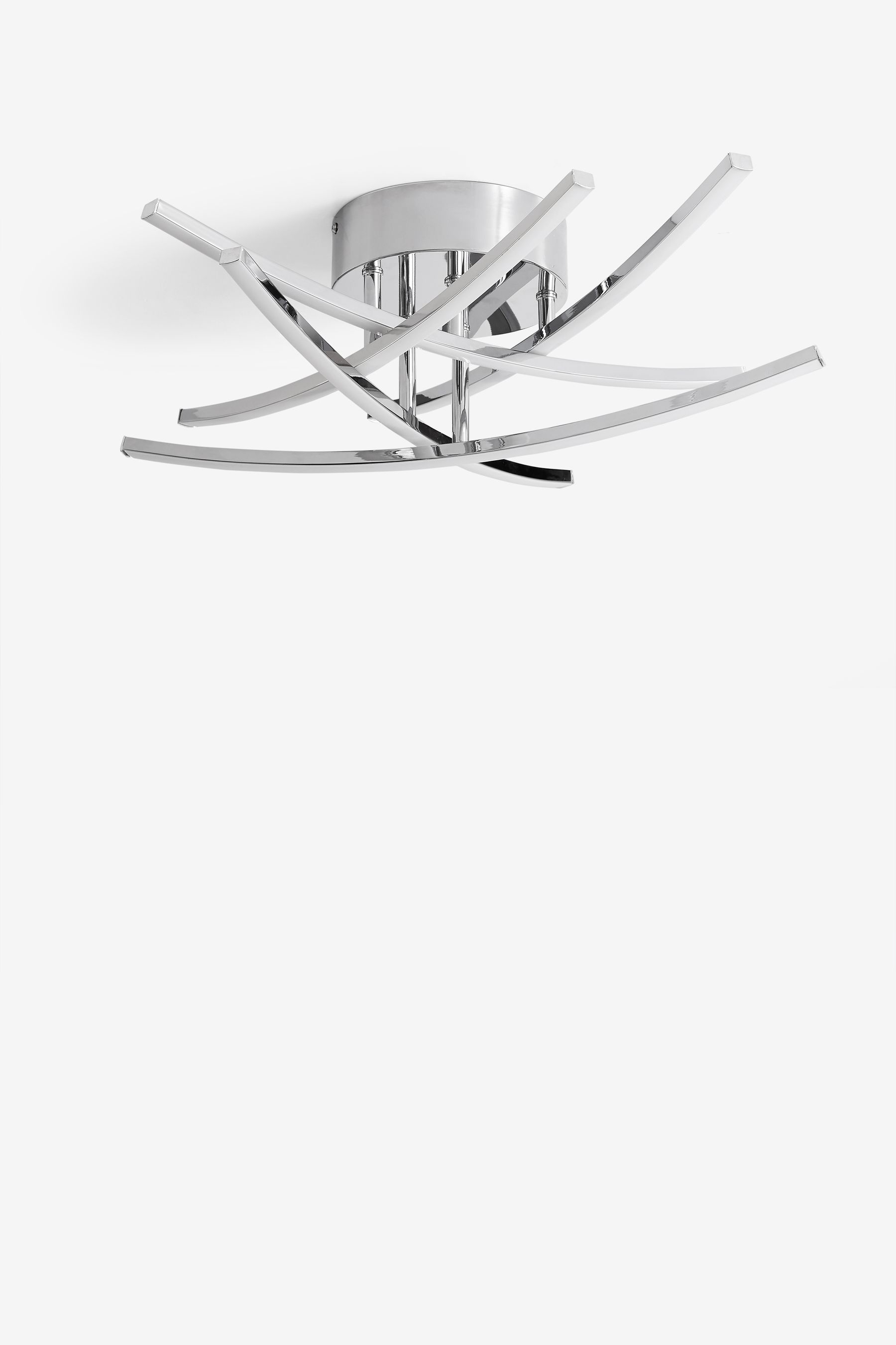Buy Chrome Amari 5 Arm Flush Ceiling Light from Next Ireland