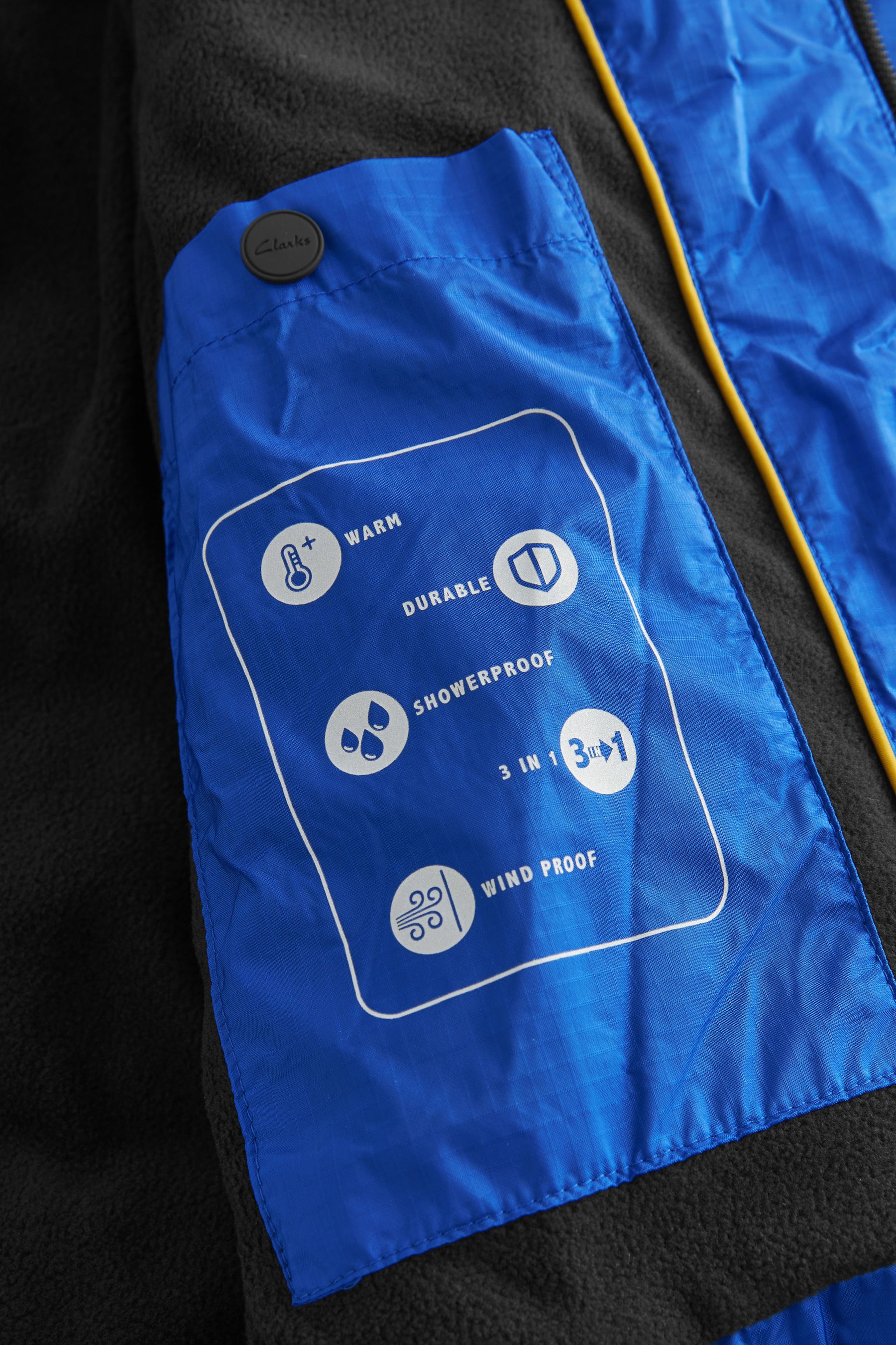 Buy Clarks Blue Short Padded Coat from the Next UK online shop