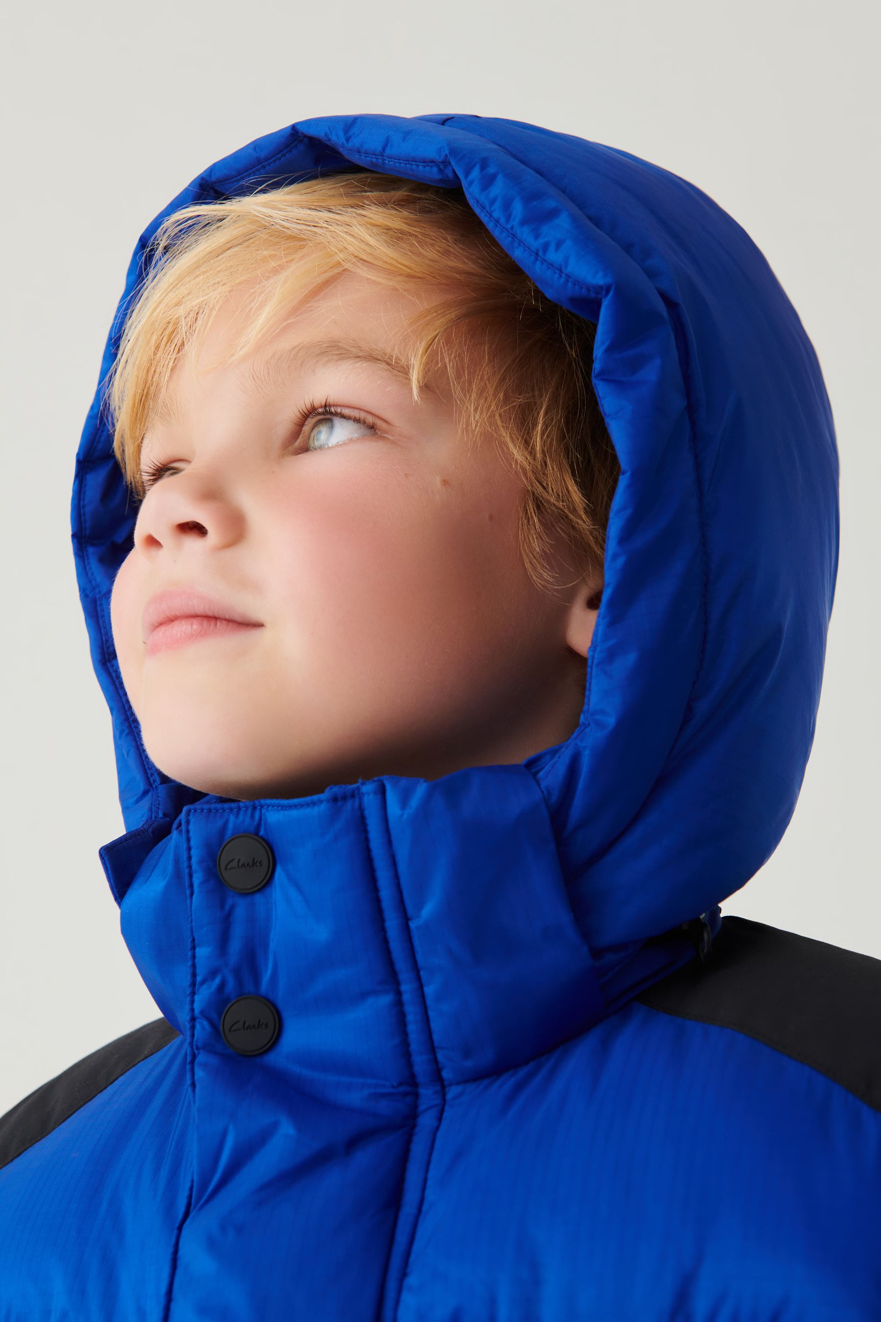 Buy Clarks Blue Short Padded Coat from the Next UK online shop