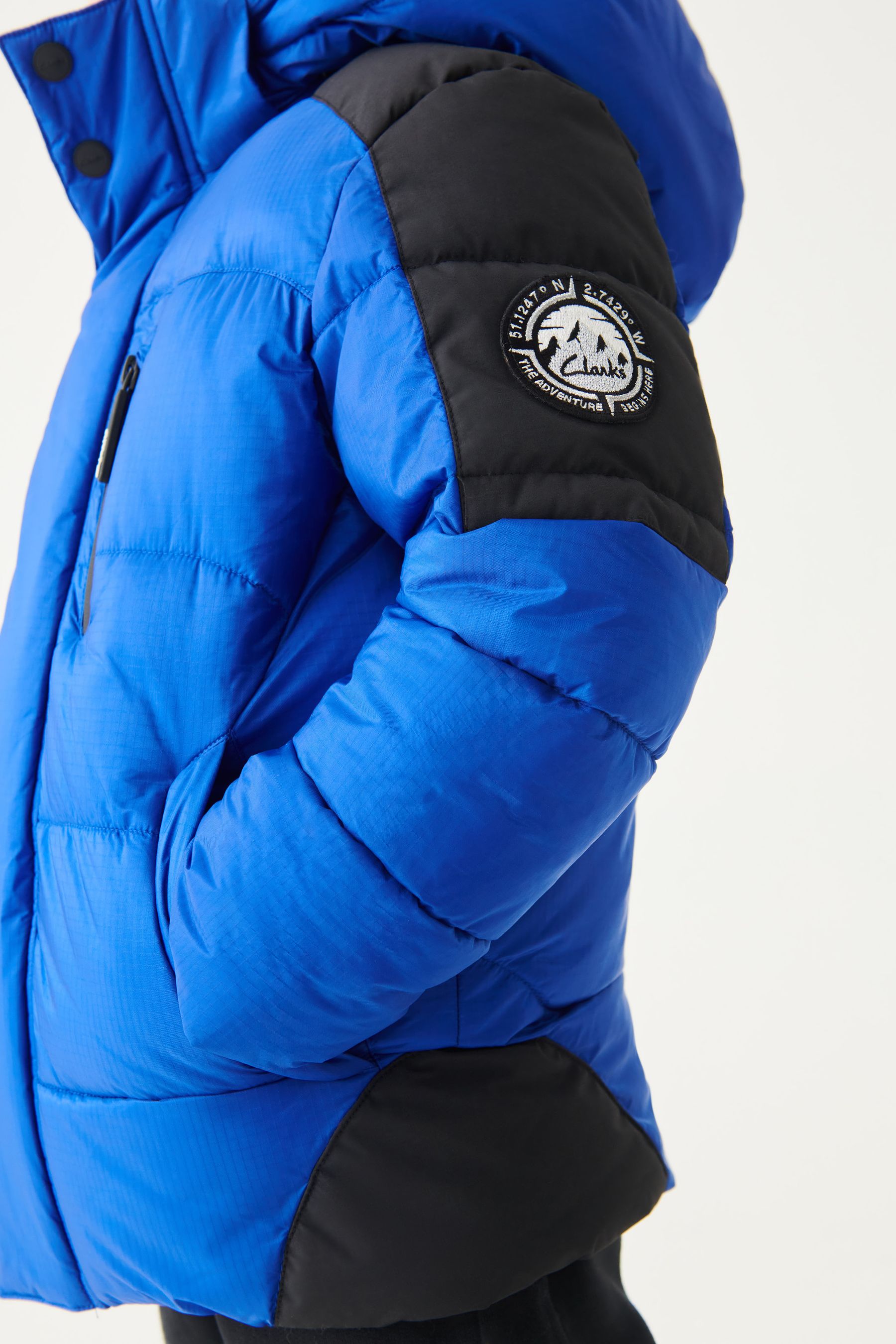 Buy Clarks Blue Short Padded Coat from the Next UK online shop