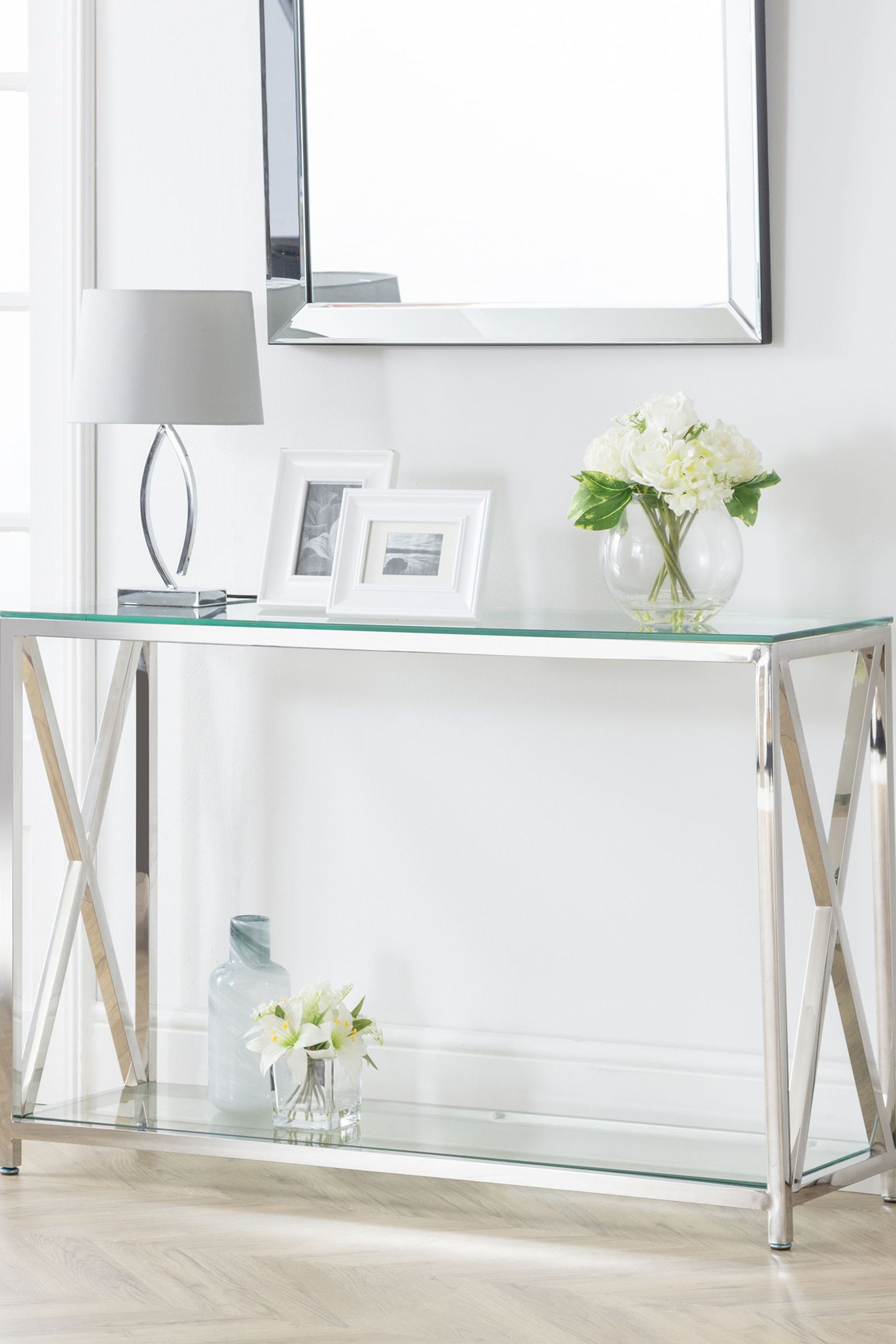 Buy Julian Bowen Clear Miami Console Table from the Next UK online shop