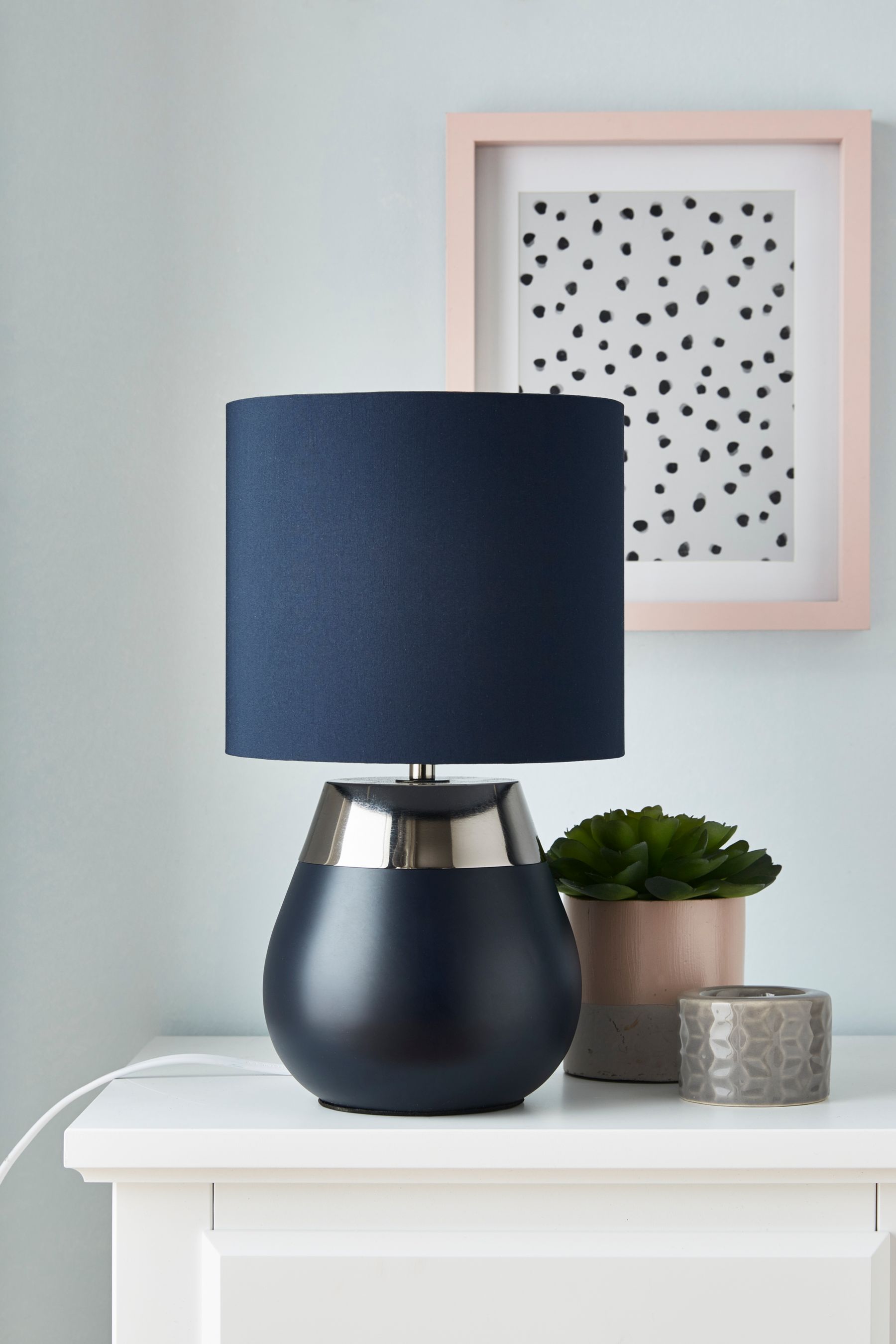 Buy Navy Kit Touch Table Lamp from the Next UK online shop