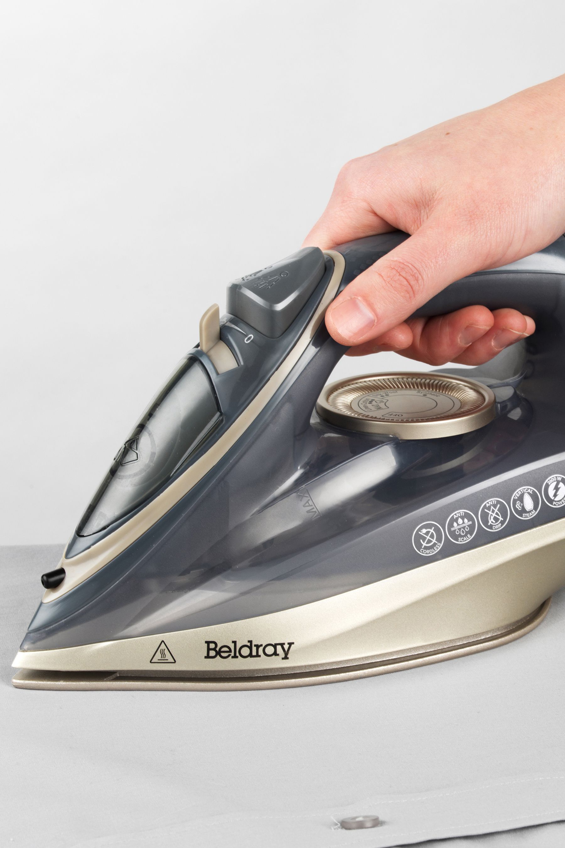 Buy Beldray Grey Cordless 2-in-1 Steam Iron from the Next UK online shop