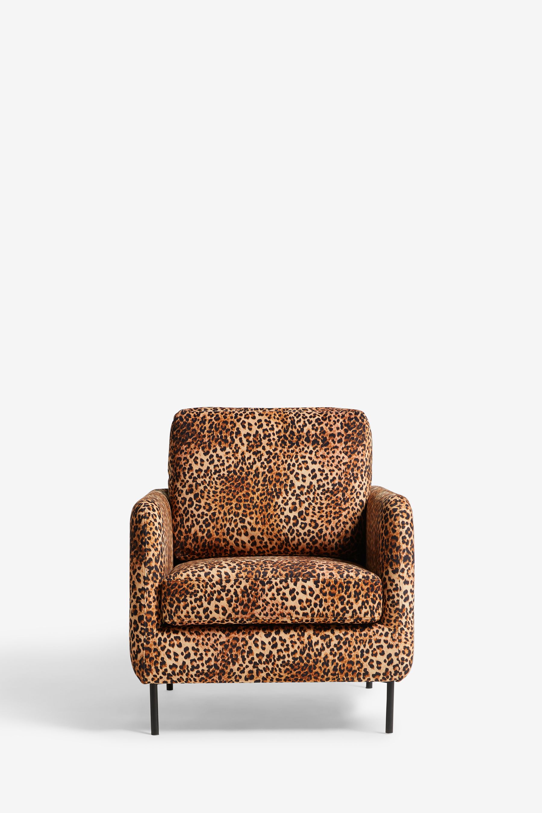 Buy Rockett St George Leopard Love Velvet The Edie Chair from the Next ...