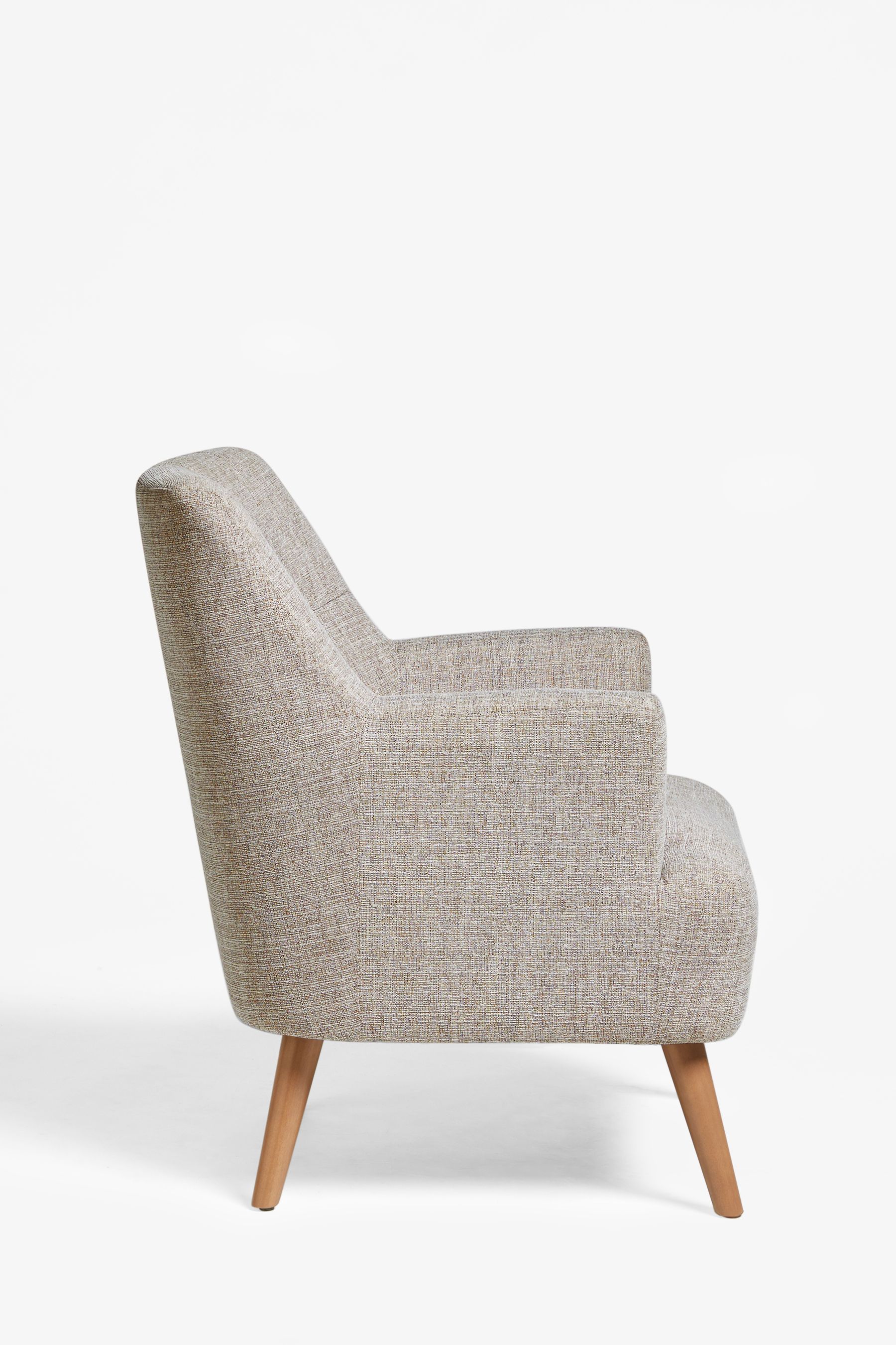 Buy Tweedy Plain Mid Natural Carter Armchair from the Next UK online shop