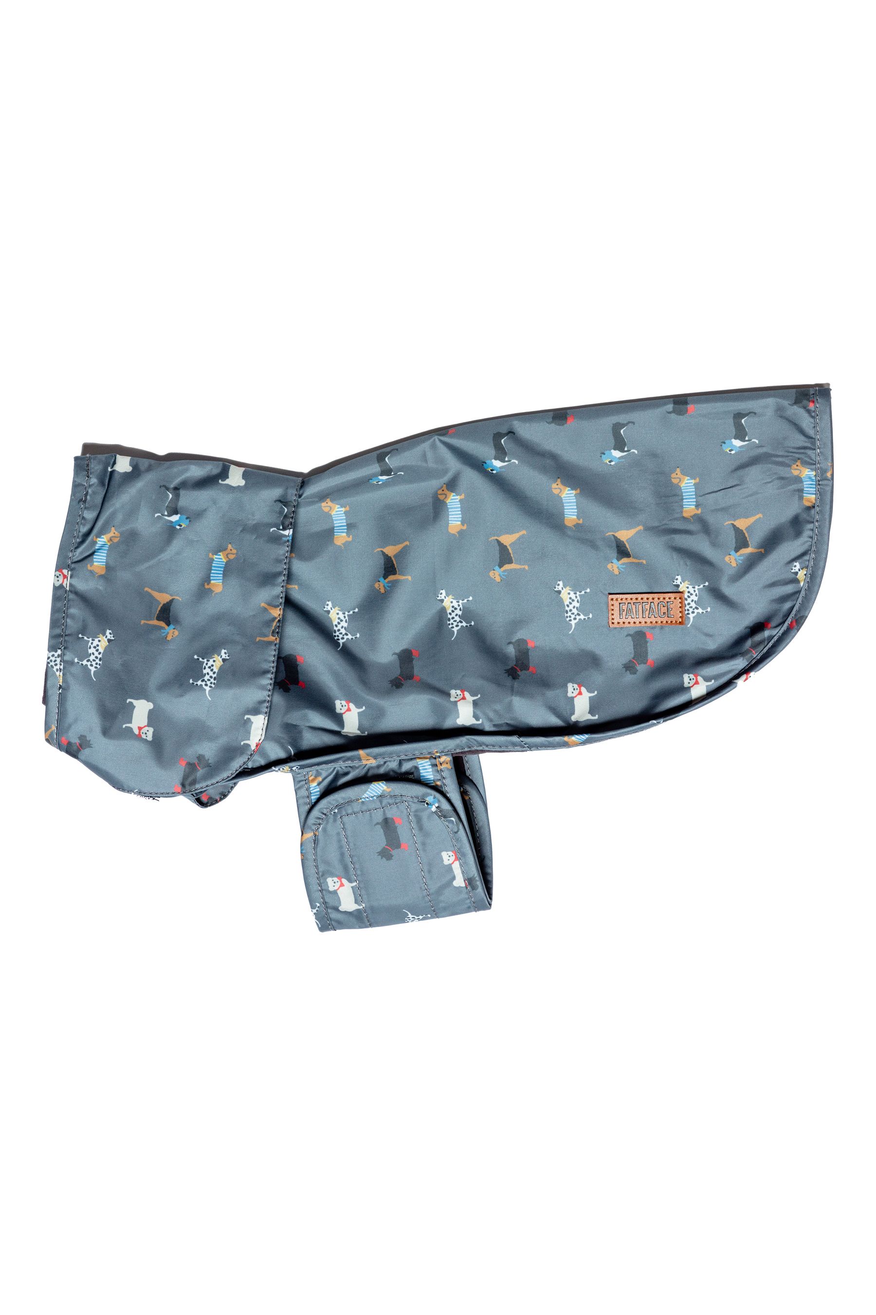 Buy FatFace Grey Marching Dogs XSmall Raincoat from the Next UK online shop