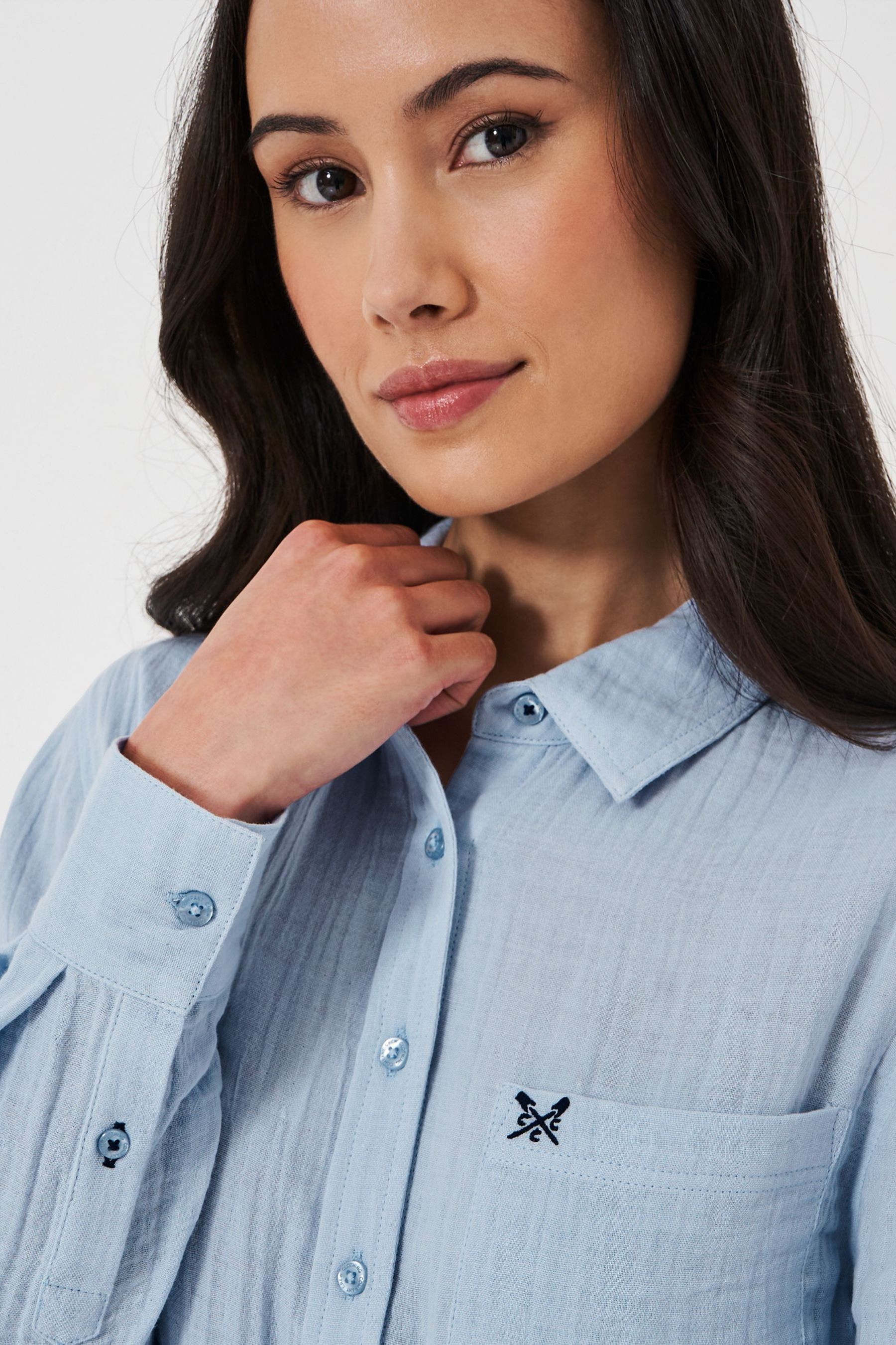 Buy Crew Clothing Harlie Relaxed Fit Shirt from the Next UK online shop