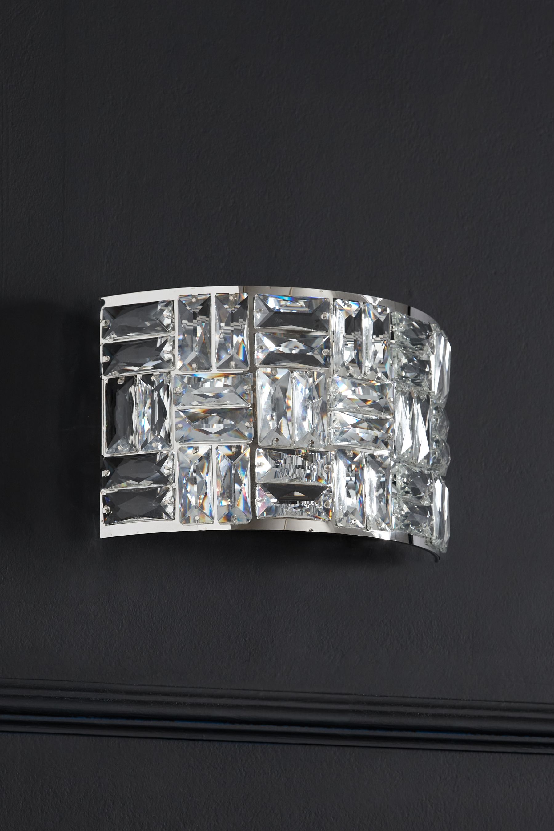 Buy Chrome Alexis Wall Light from Next Ireland