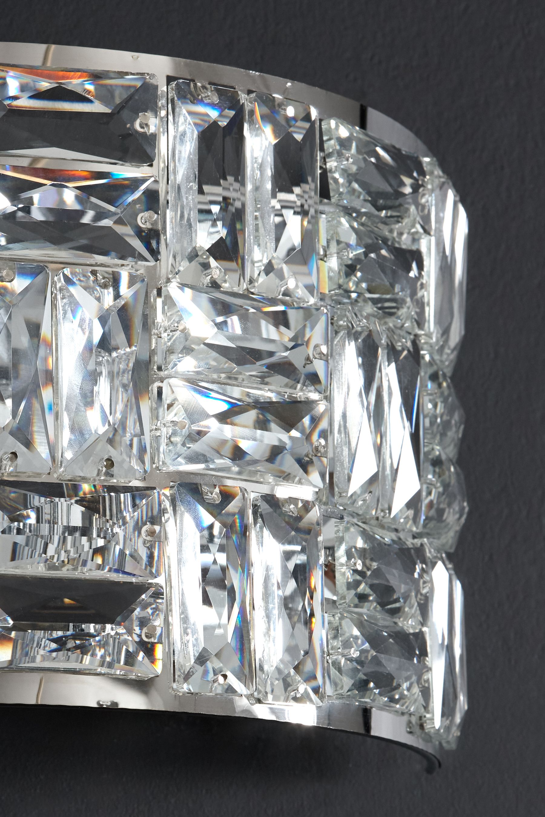 Buy Chrome Alexis Wall Light from Next Ireland