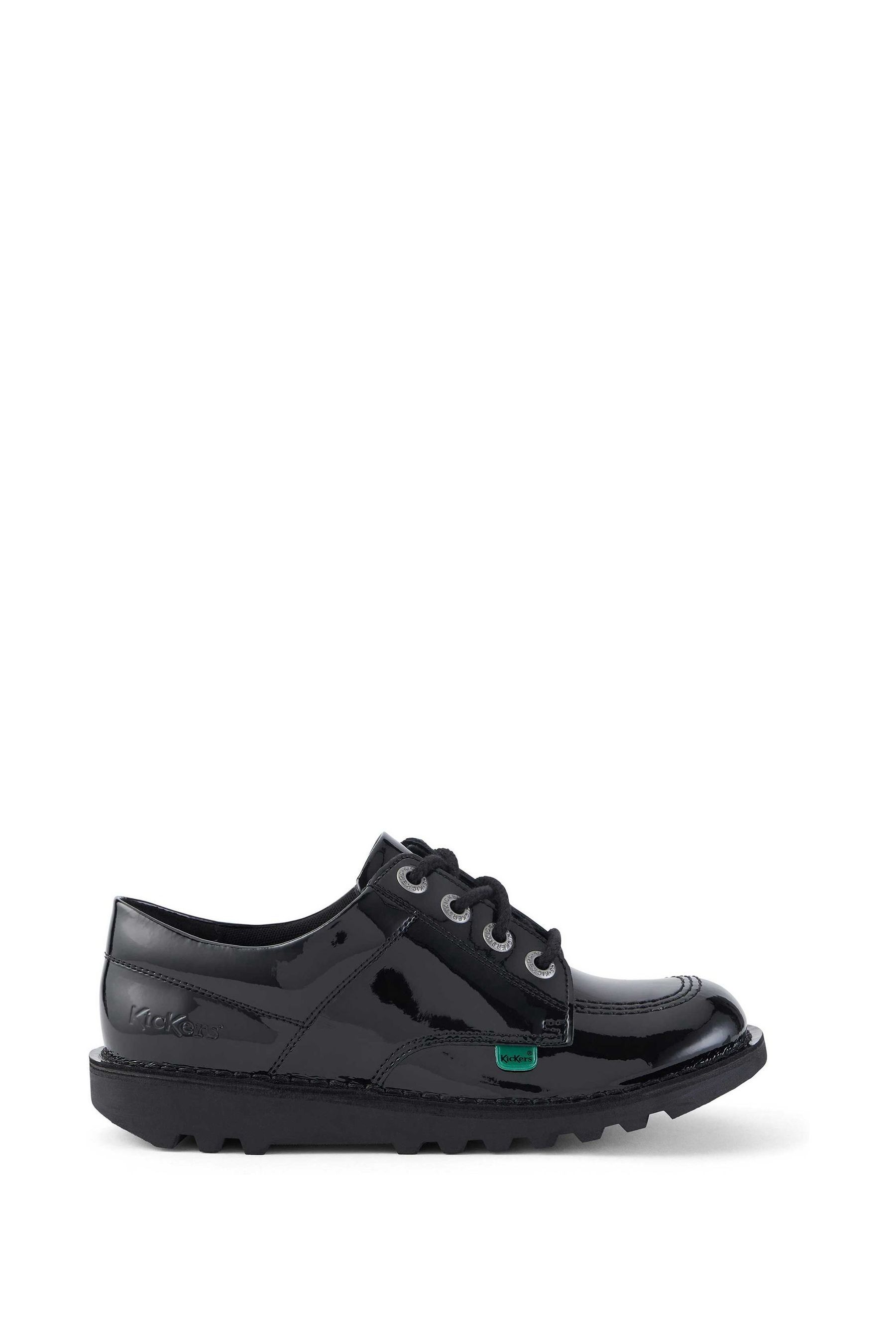 Buy Kickers Black Youth Lo Patent Leather Shoes from the Next UK online ...