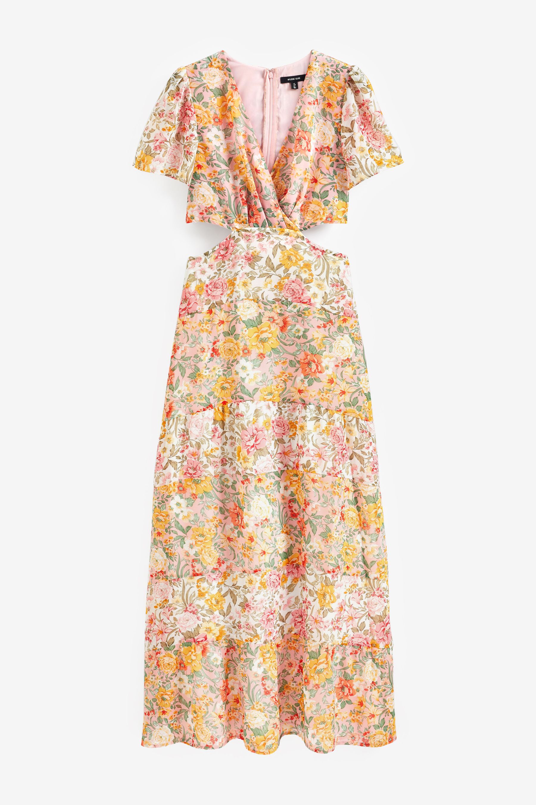 Buy Myleene Klass Floral Cut Out Maxi Dress from Next Ireland