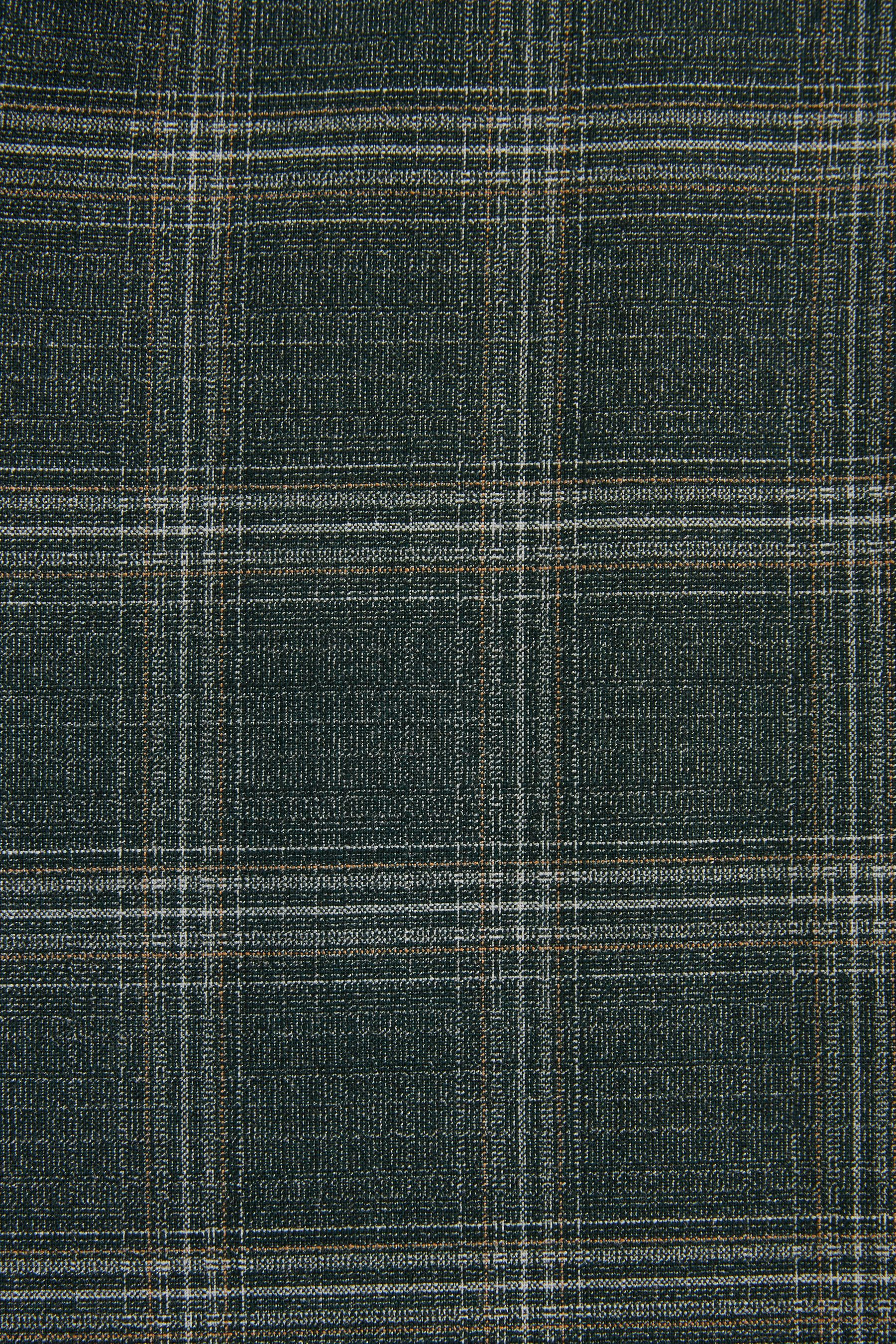 Buy Green Slim Trimmed Check Suit Jacket from the Next UK online shop