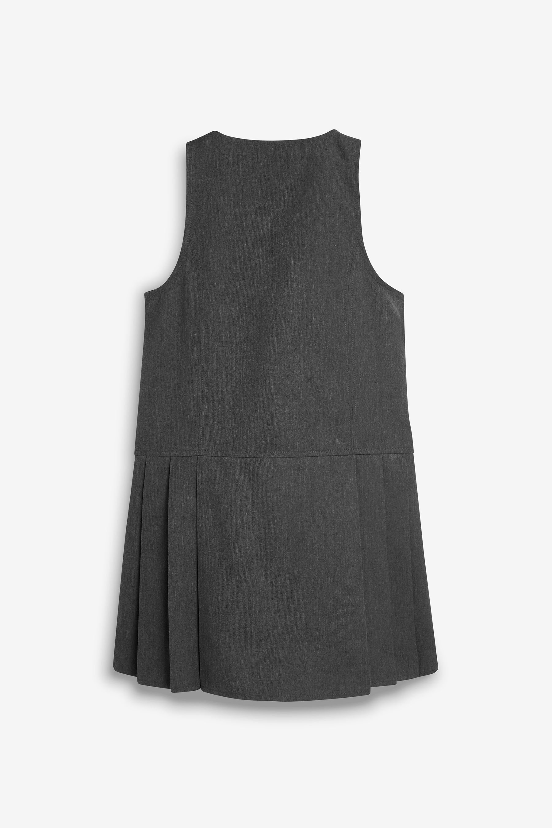 Buy Grey Embroidered Pinafore School Dress (3-14yrs) from the Next UK ...