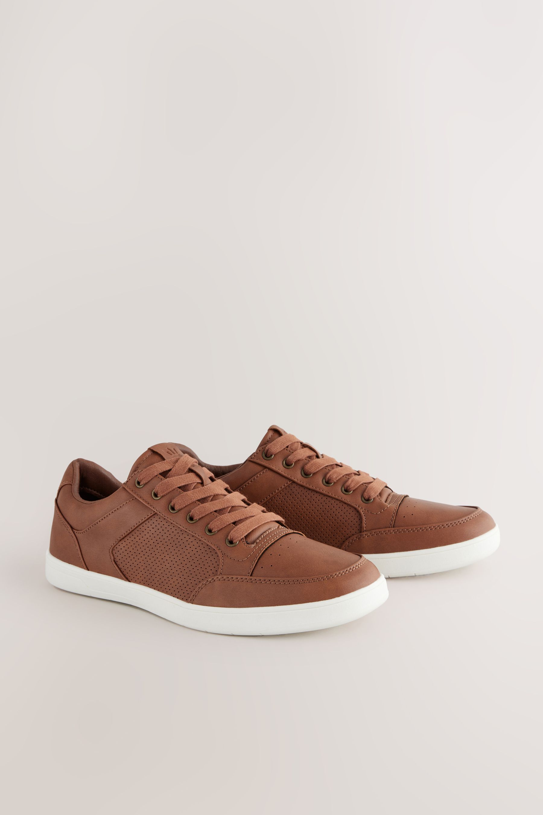 Buy Tan Brown Smart Casual Trainers from the Next UK online shop