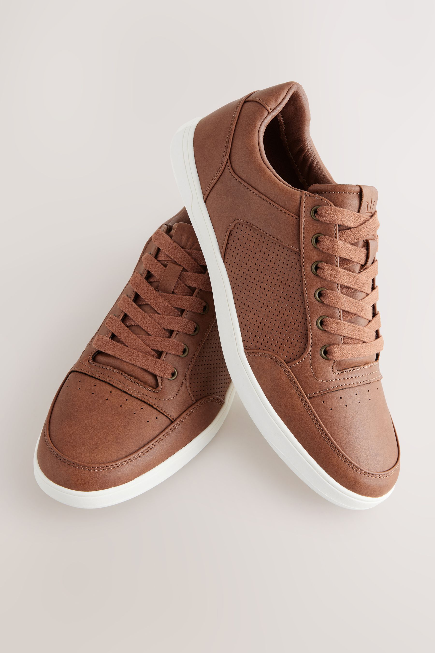 Buy Tan Brown Smart Casual Trainers from the Next UK online shop