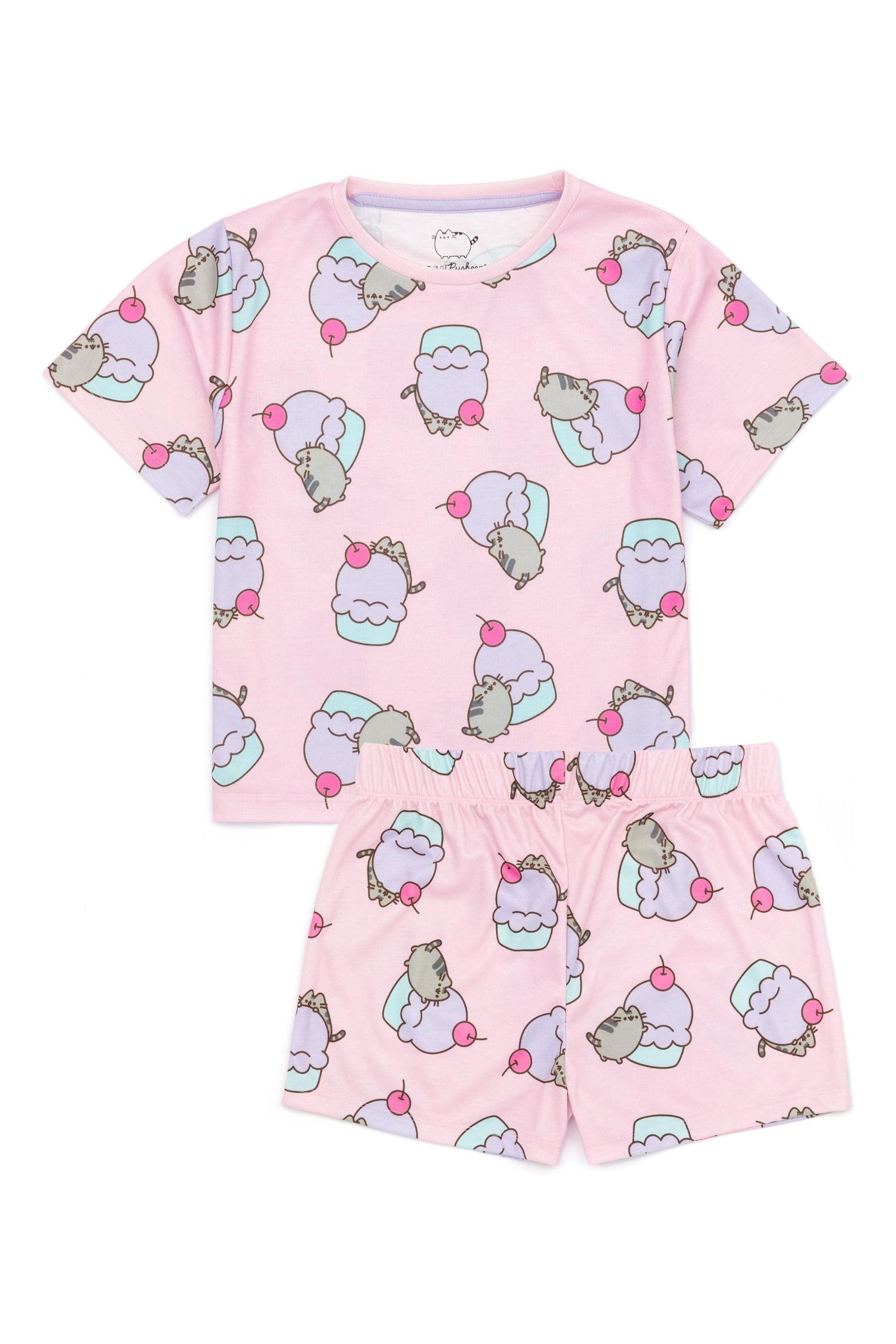 Buy Vanilla Underground Pink Girls Pusheen Pyjamas 2 Pack from the Next ...