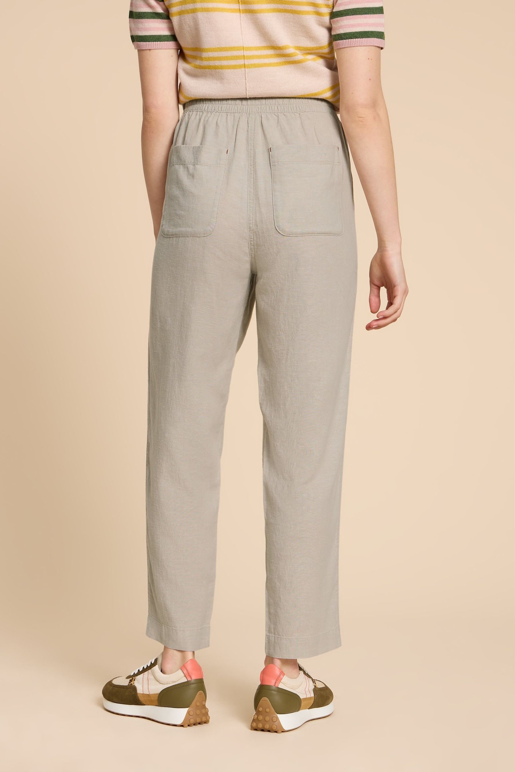 Buy White Stuff Elle Linen Blend Trousers from the Next UK online shop
