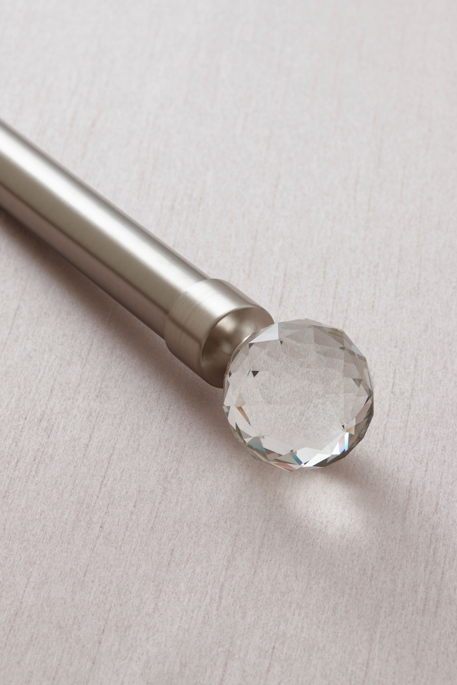 Buy Chrome 28mm Isabel Extendable Curtain Pole Kit from the Next UK ...