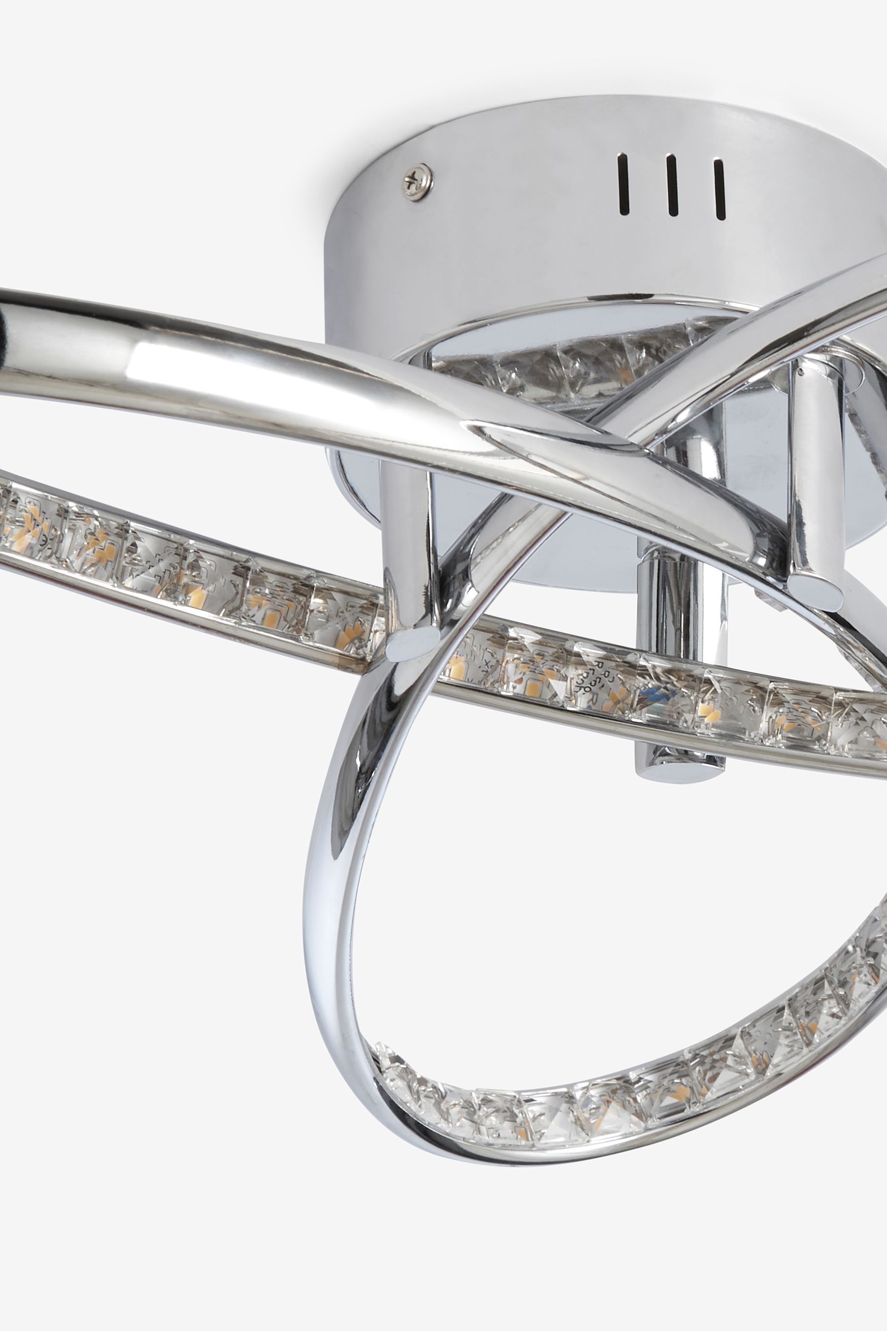 Buy Chrome Cara LED Flush Fitting Ceiling Light from the Next UK online ...