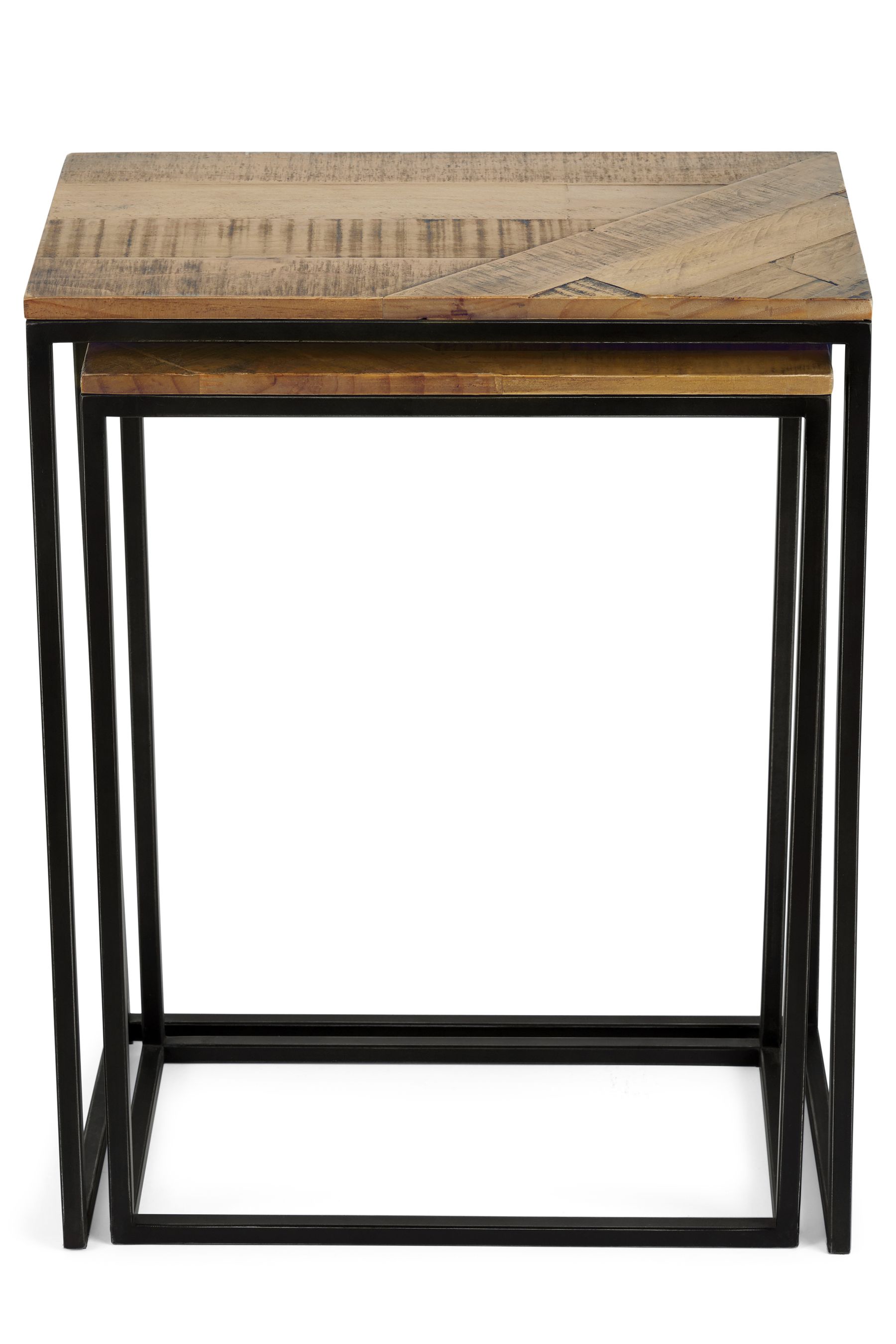 Buy Natural Jefferson Pine Set of 2 Nest Of Tables from the Next UK ...