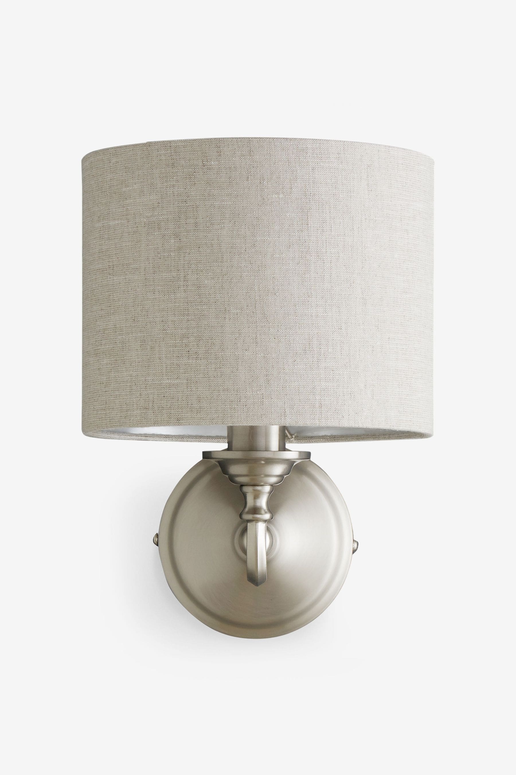 Buy Brushed Chrome Burford Wall Light from the Next UK online shop