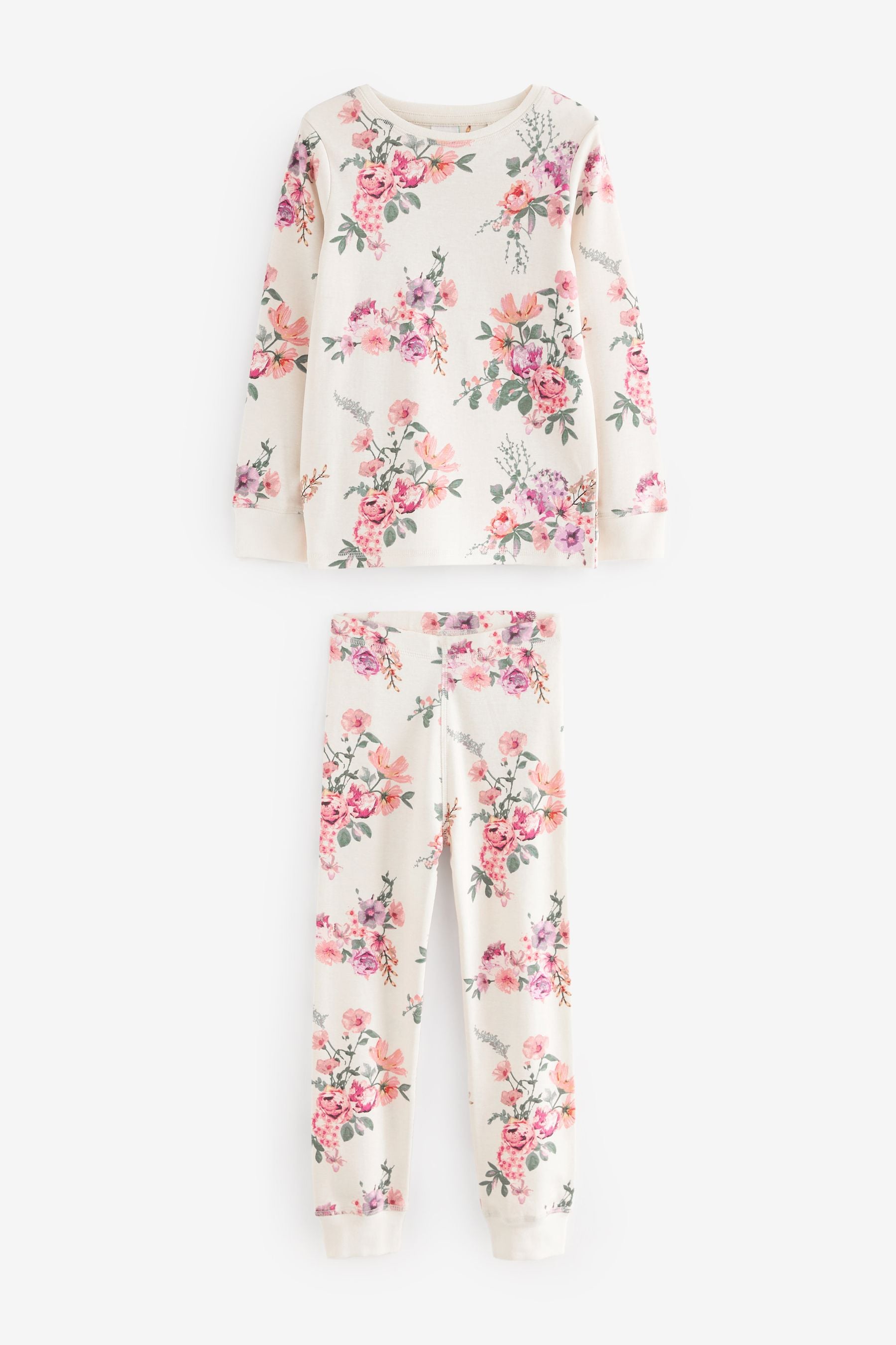 Buy Floral Pyjamas 3 Pack (9mths-16yrs) from Next Australia