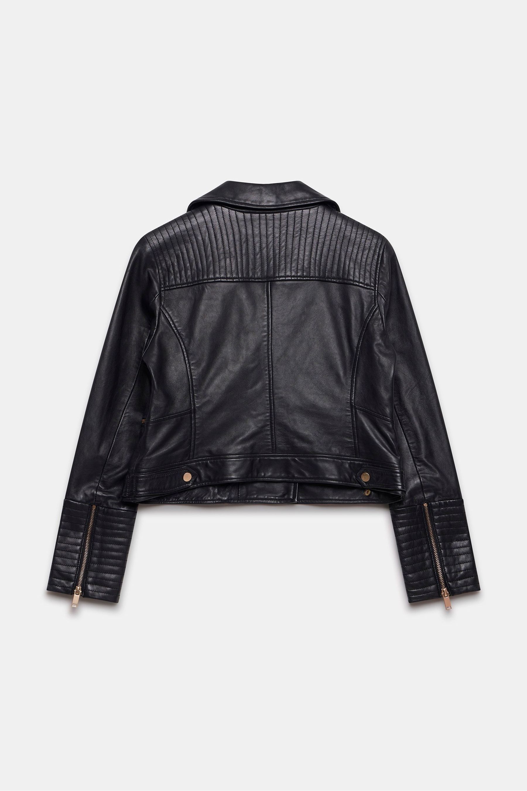 Buy Mint Velvet Black Casual Leather Jacket from Next Ireland