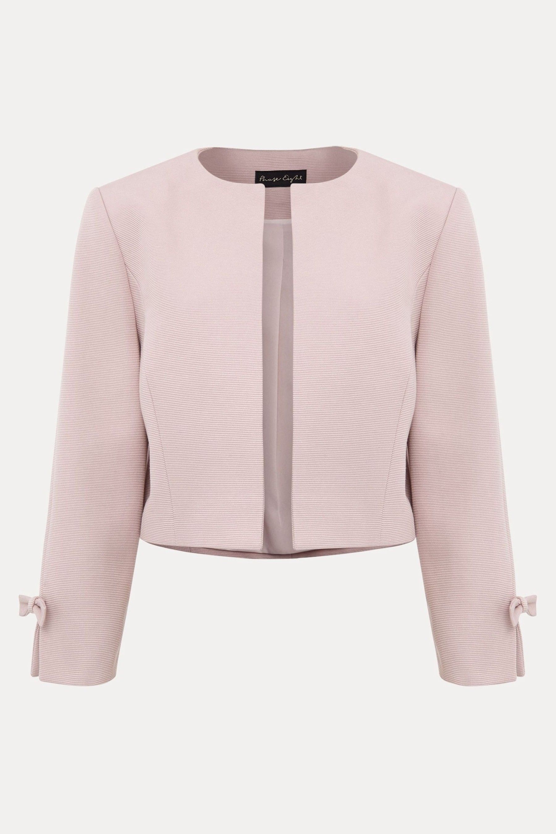 Buy Phase Eight Pink Zoelle Bow Jacket from the Next UK online shop