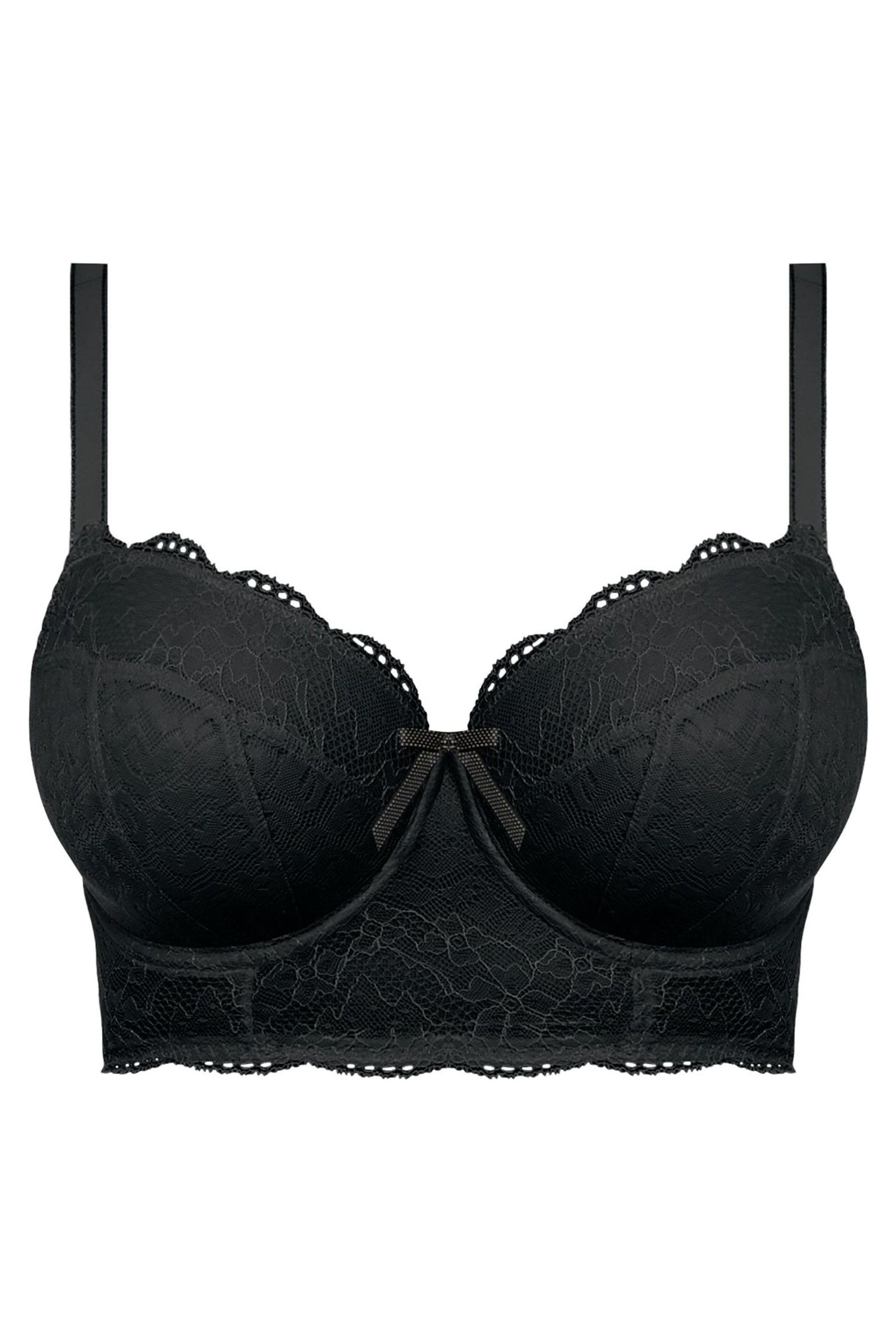 Buy Freya Fancies Black Underwired Longline Bra from the Next UK online ...