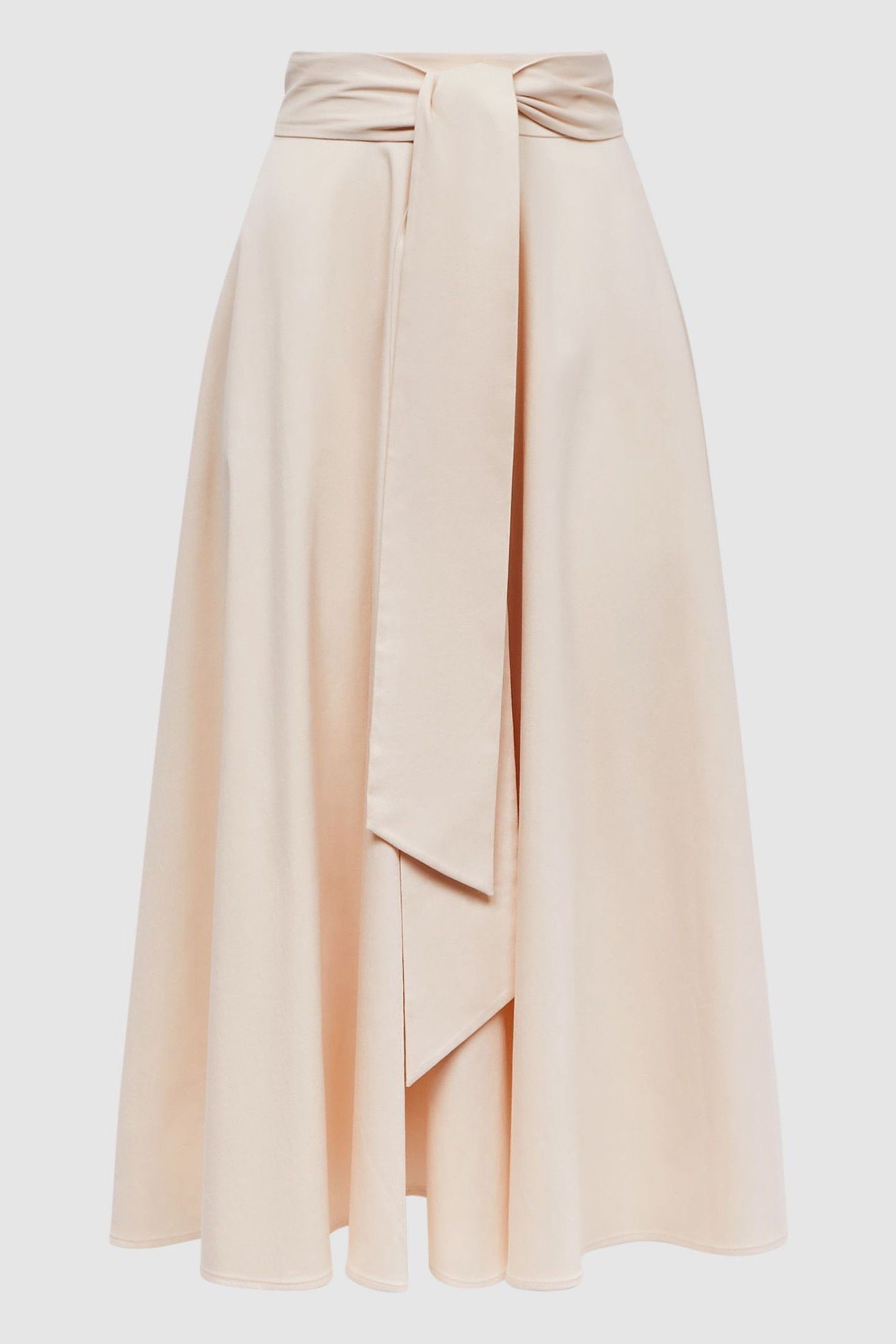 Buy Reiss Nude Rebecca Fitted High Rise Midi Skirt from the Next UK ...