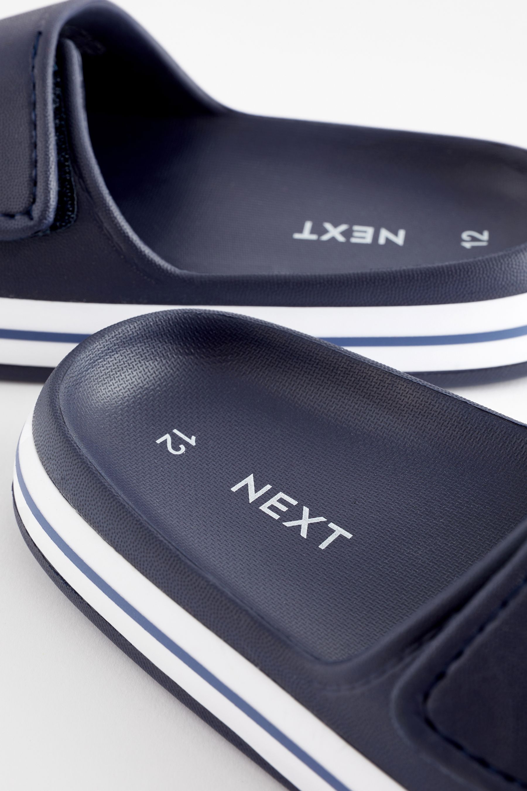 Buy Navy Stripe Sliders from the Next UK online shop