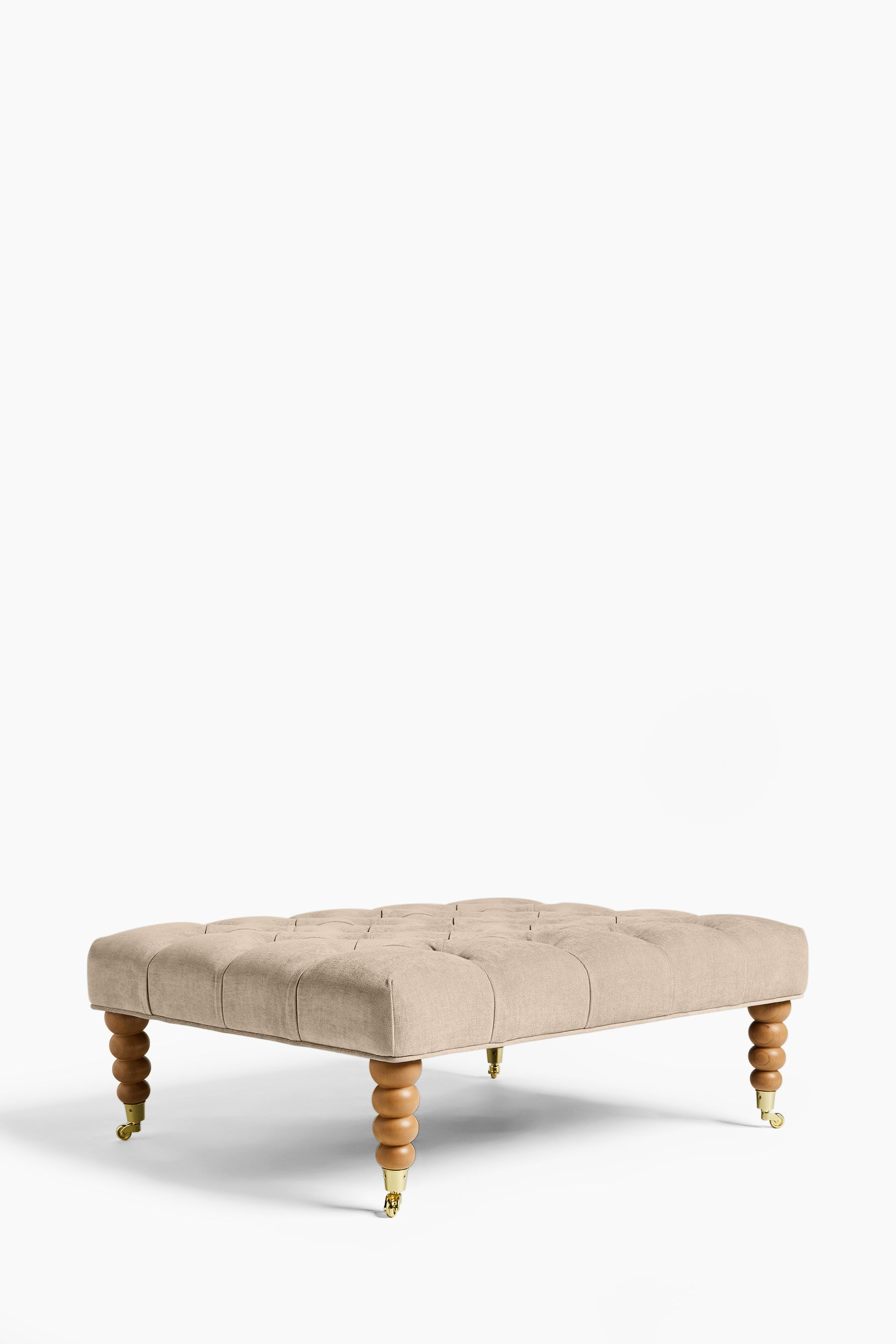 Buy Laura Ashley Baron Chenille Hazelnut Ropsley Footstool from the ...
