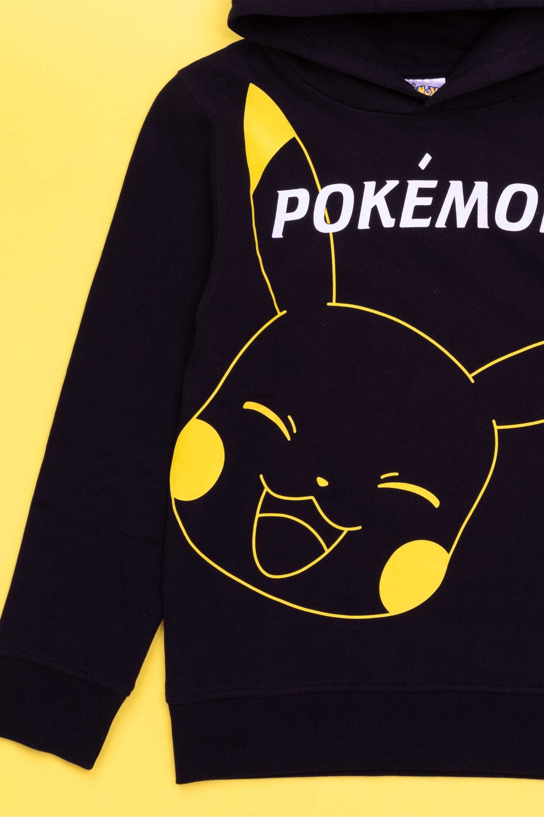 Buy Vanilla Underground Black Pokemon Boys Pikachu Hoodie from the Next ...
