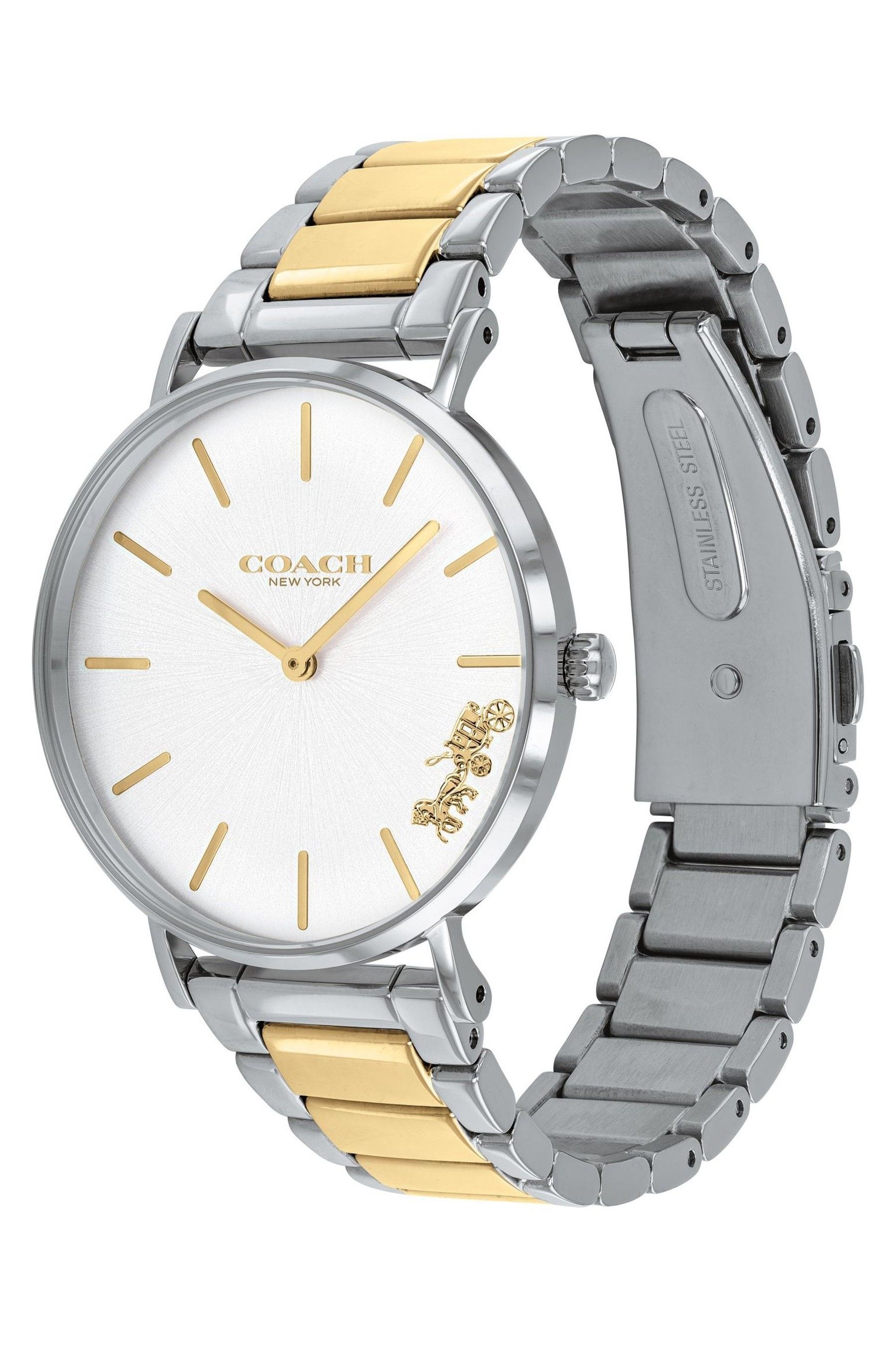 Buy Coach Gold Tone Stainless Steel Perry Watch from the Next UK online ...
