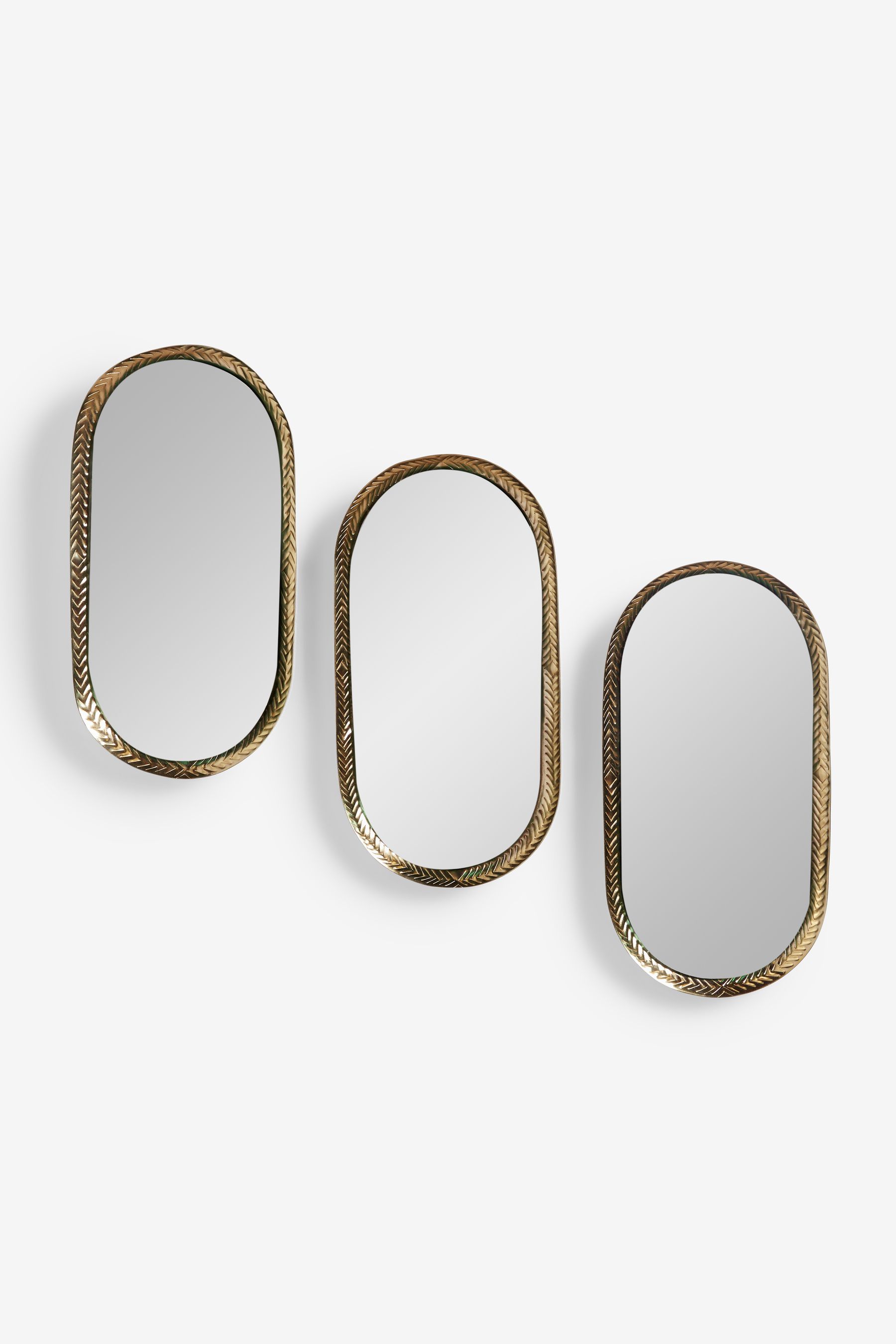 Buy Set of 3 Decorative Wall Mirrors from Next USA