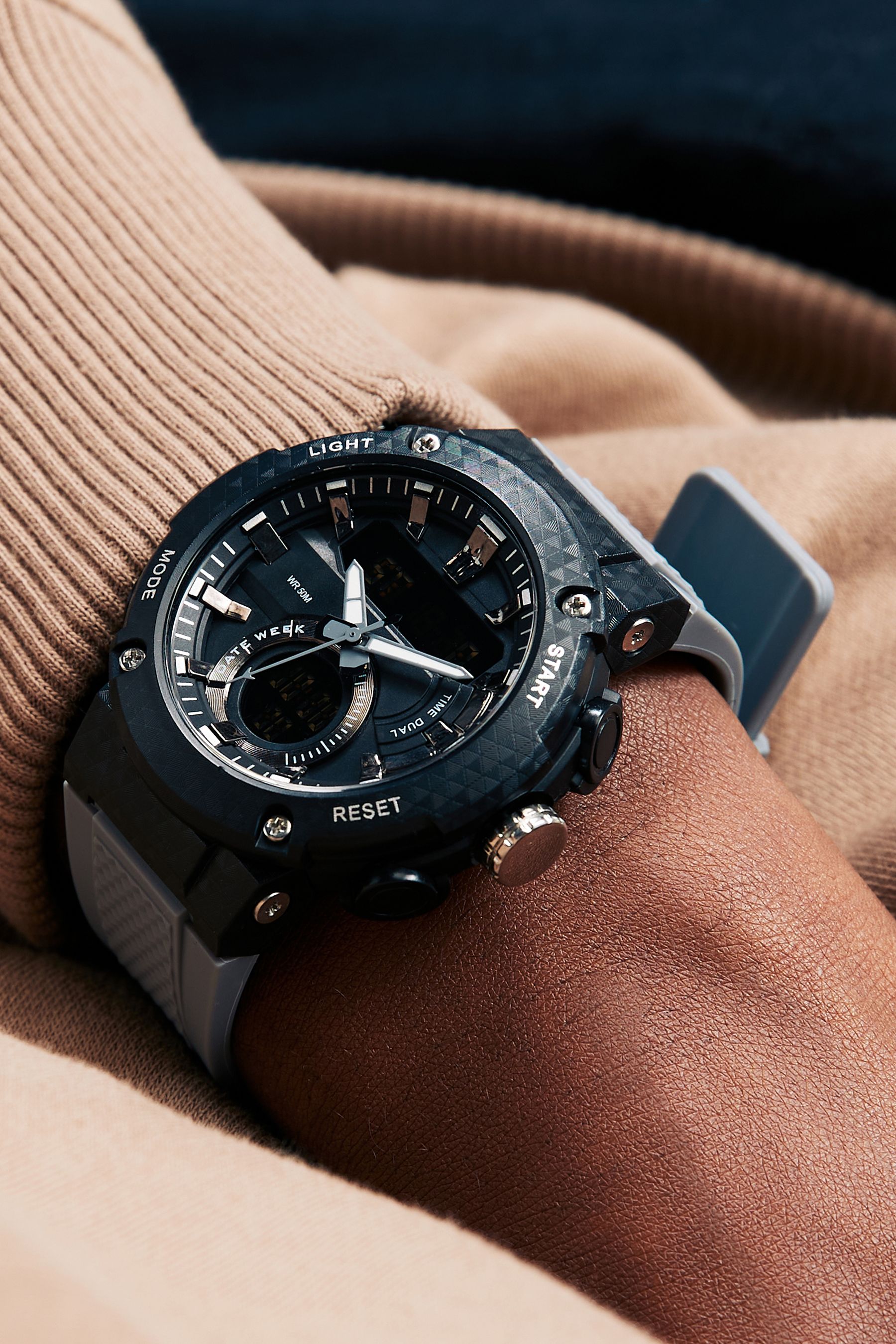 Buy Grey Digital Watch from the Next UK online shop