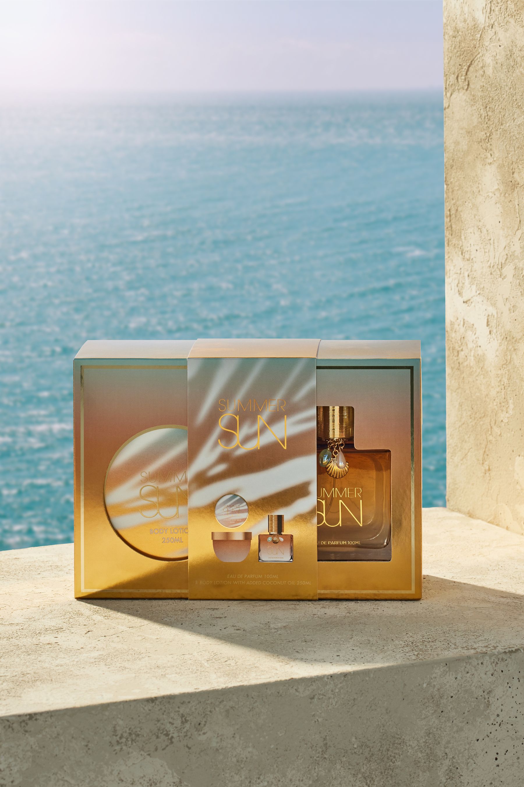 Buy Summer Sun 100ml Perfume and 200ml Body Lotion Gift Set from the ...