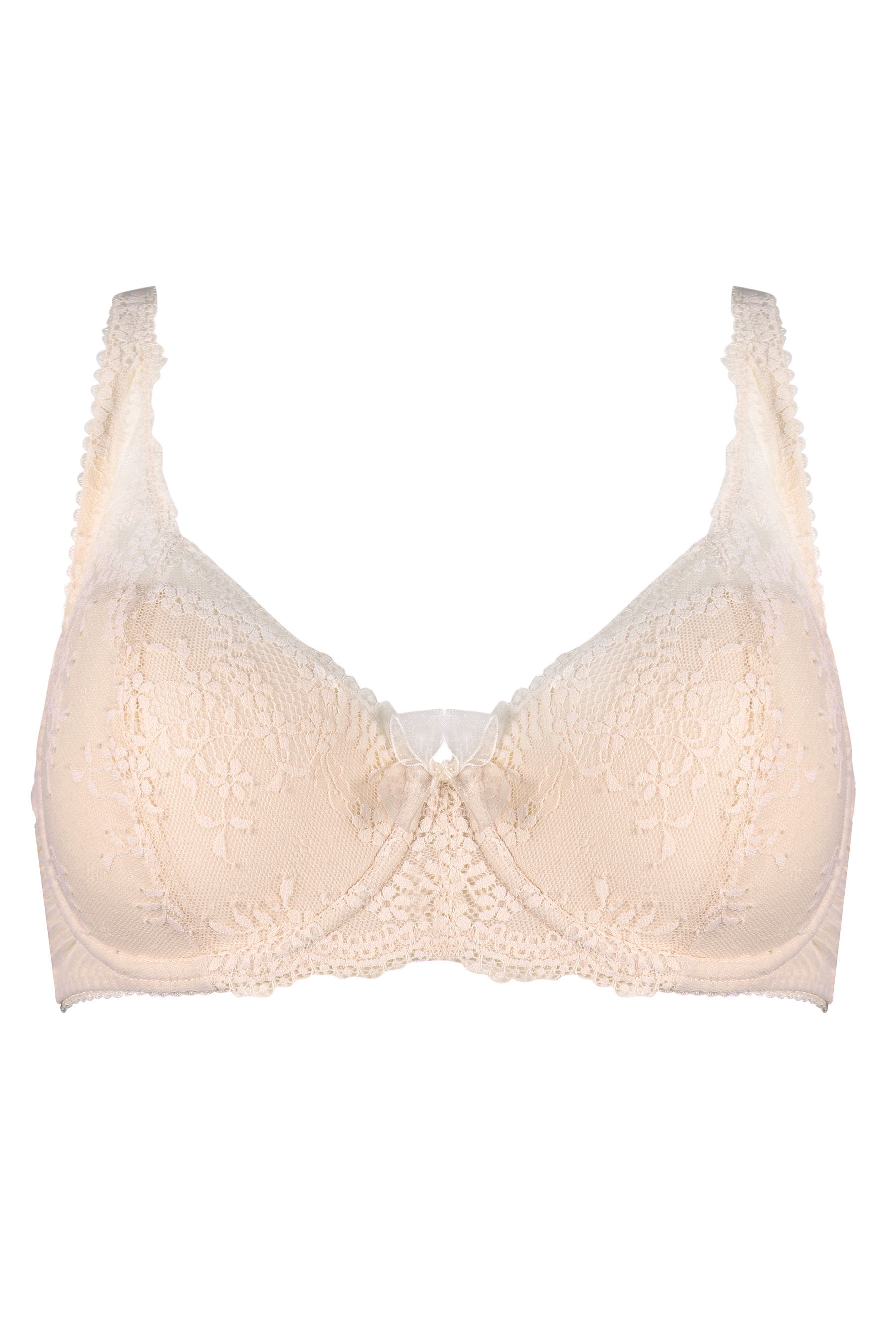 Buy Pour Moi Cream Padded Flora Lightly Padded Underwired Bra from the ...