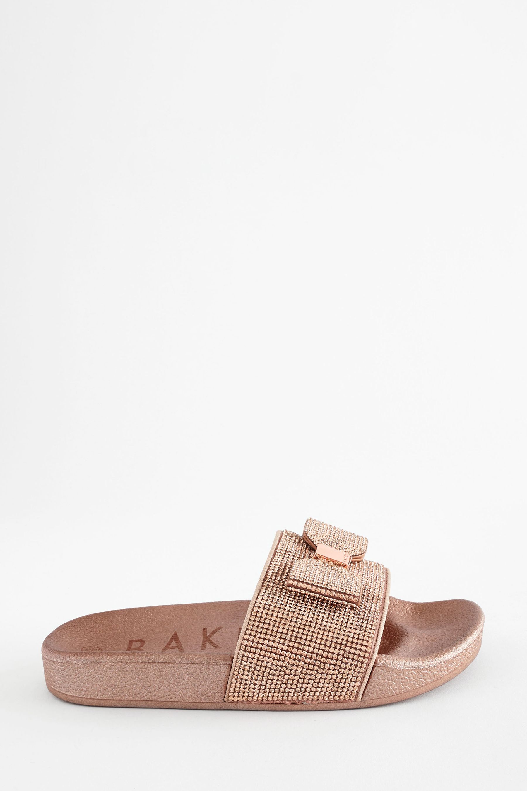 Buy Baker by Ted Baker Girls Diamanté Sliders with Bow from the Next UK ...