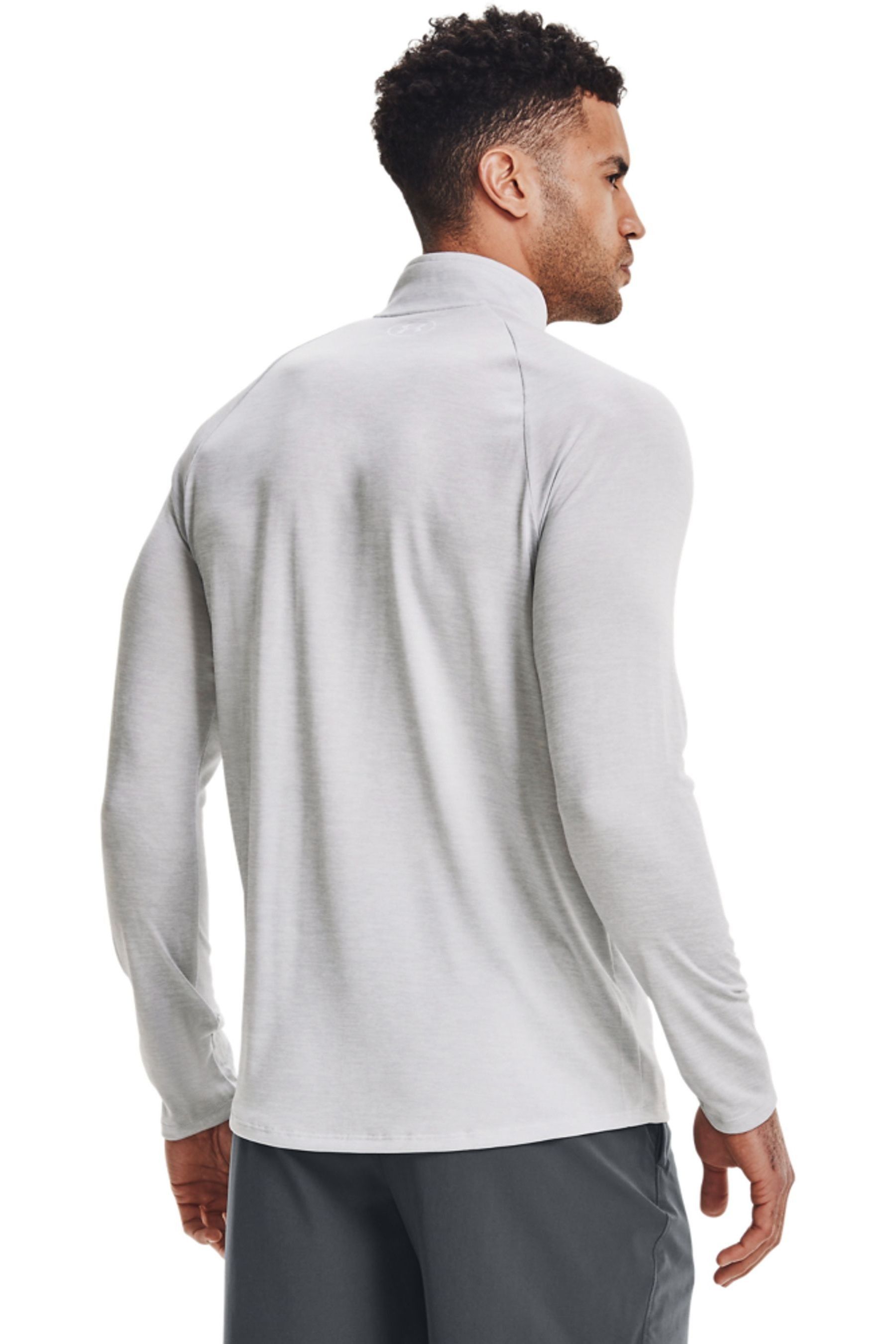 Buy Under Armour Grey Under Armour Grey Tech 2.0 1/2 Zip Top from the ...