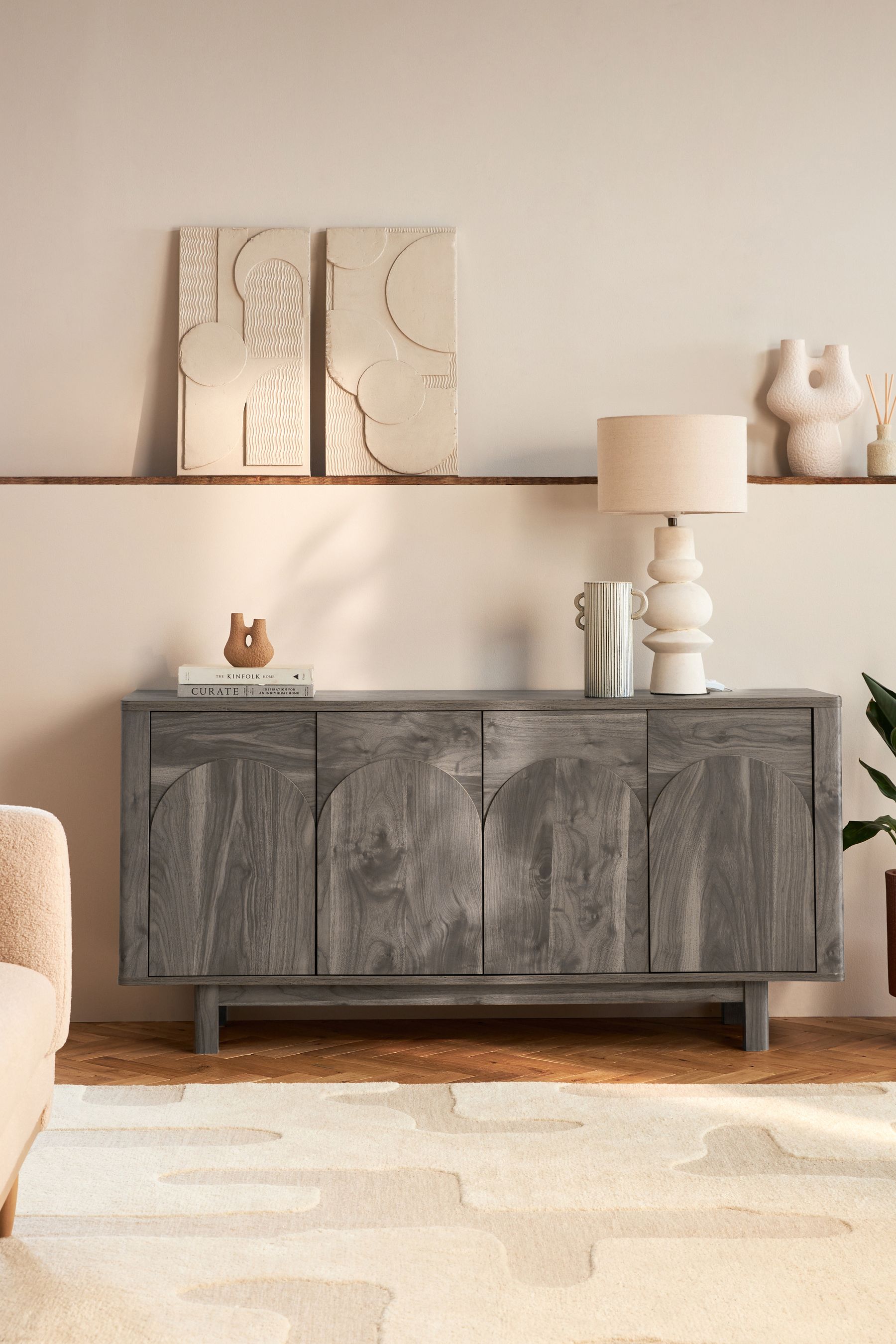 Buy Dark Arches Oak Effect Large Sideboard from the Next UK online shop