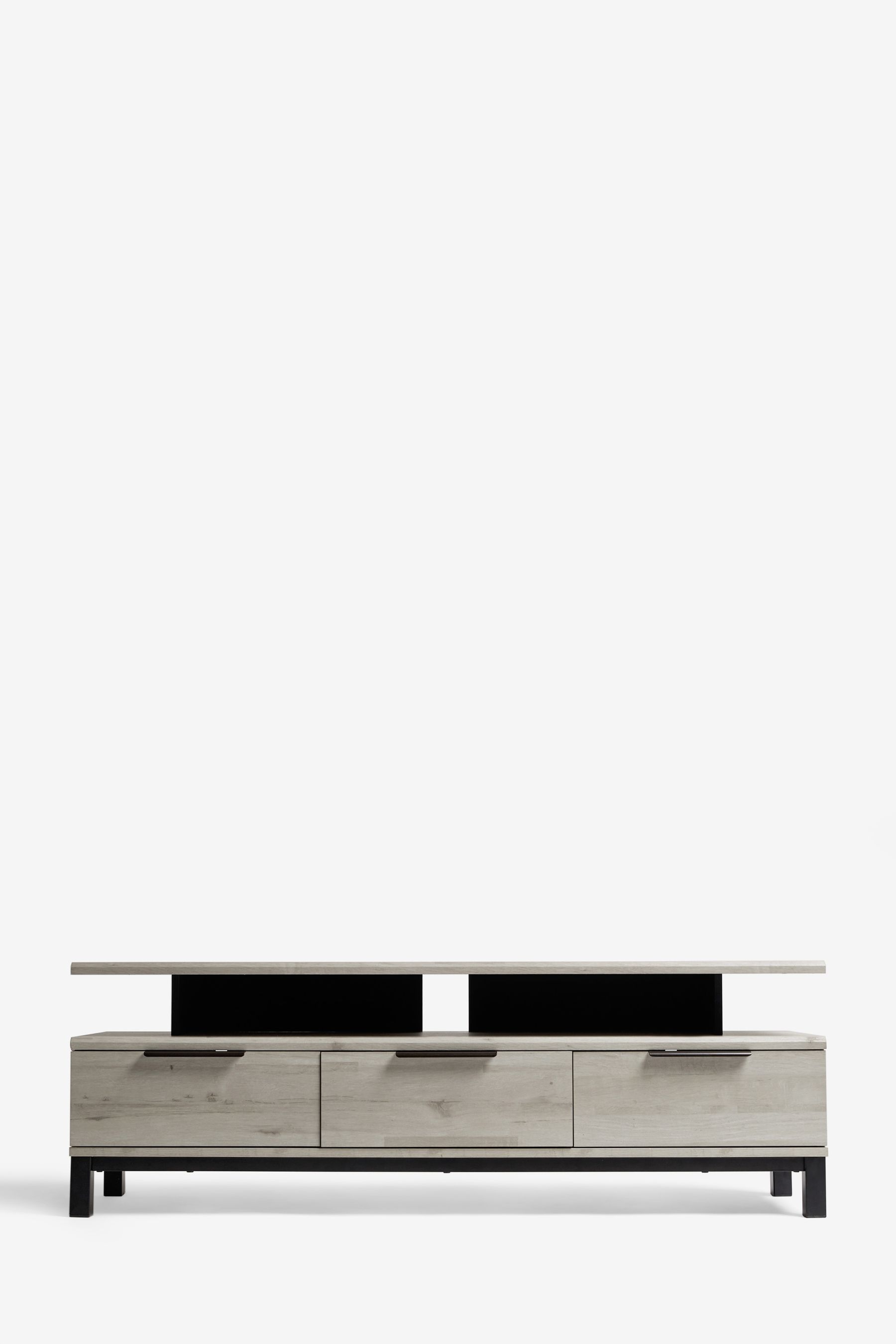 Buy Grey Bronx Up to 65 inch, Floating Top Oak Effect TV Unit from the ...