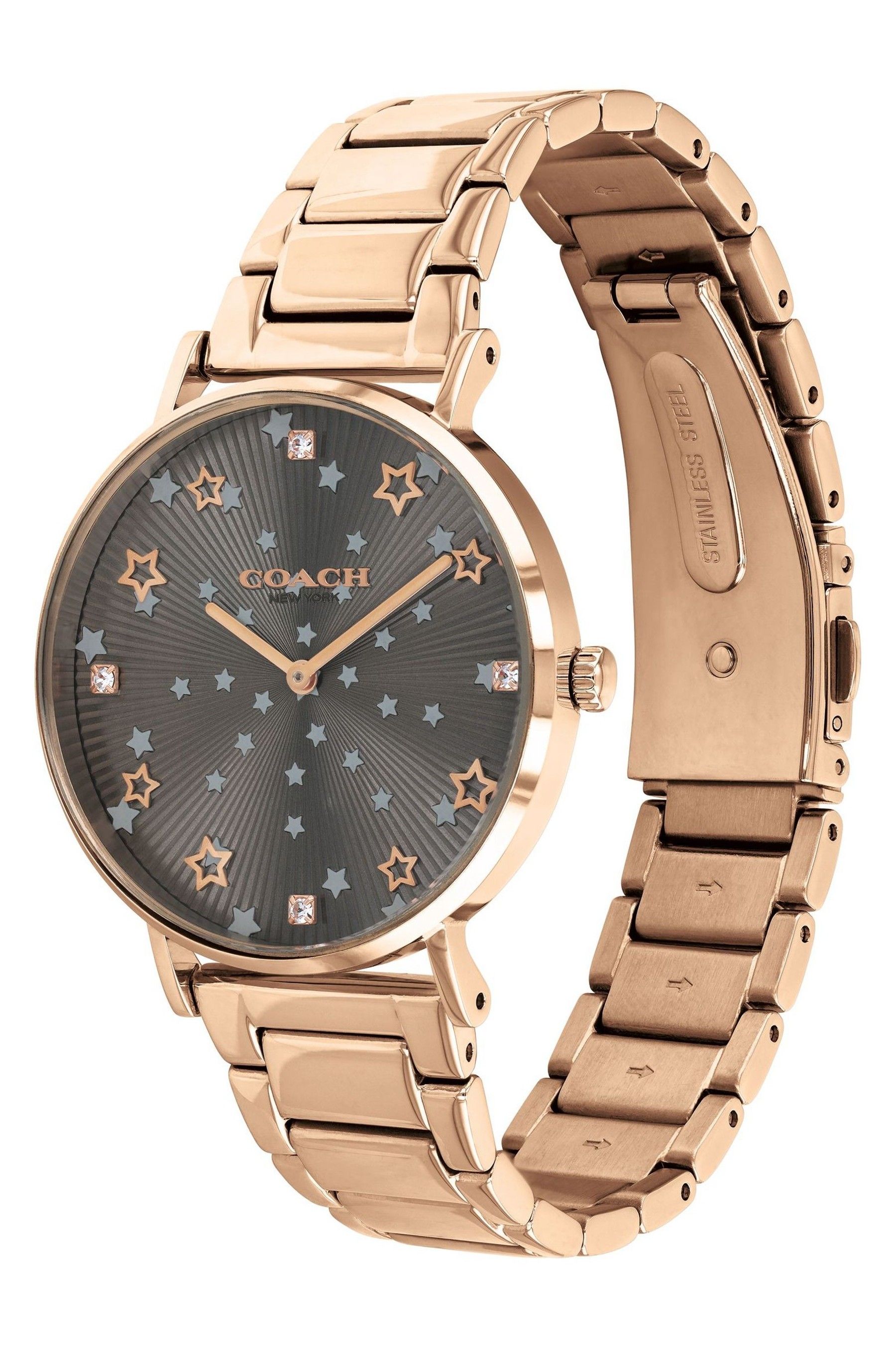 Buy COACH Perry Gold Plated Bracelet Watch from the Next UK online shop