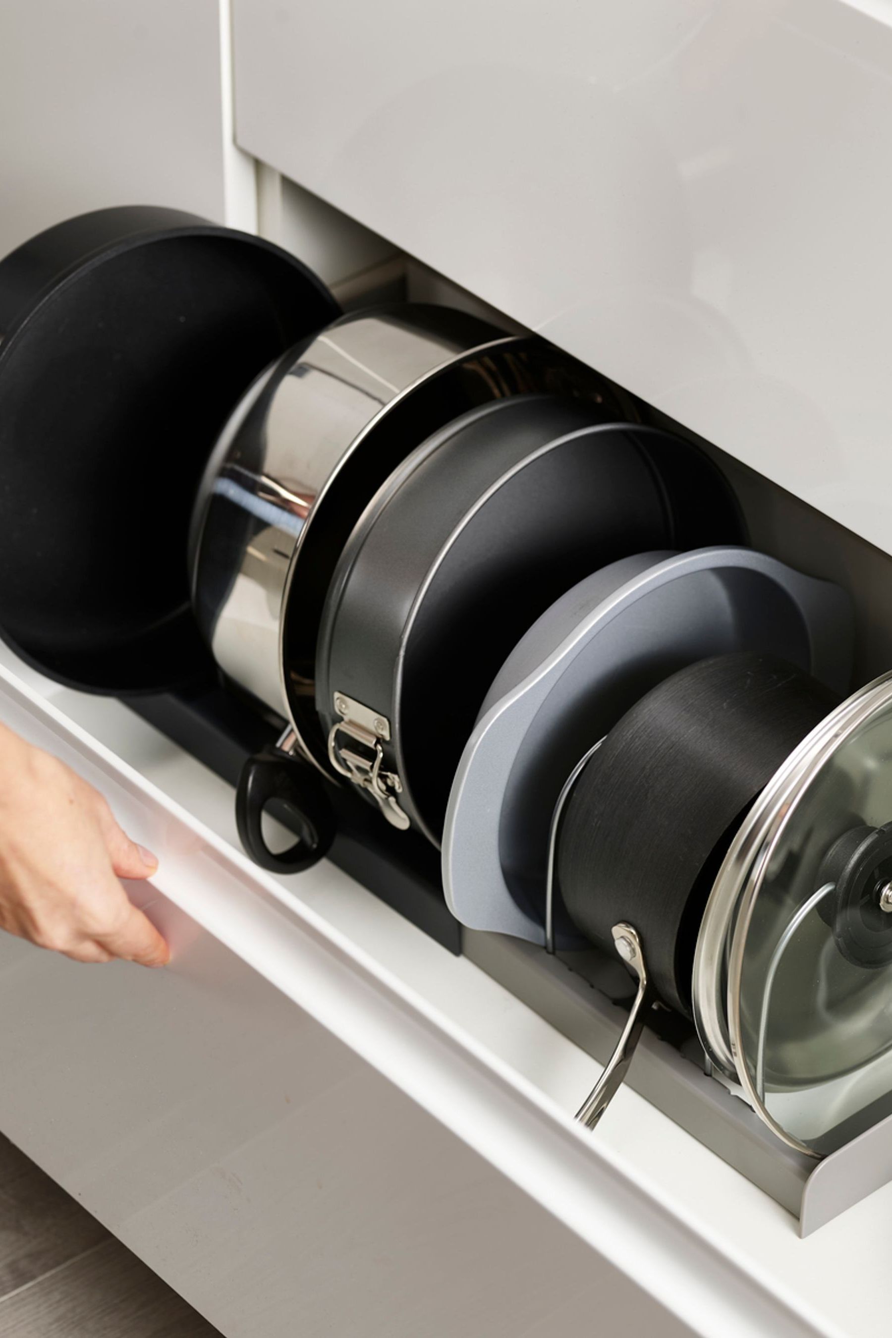 Buy Joseph Joseph Grey DrawerStore Expanding Cookware Organiser from ...