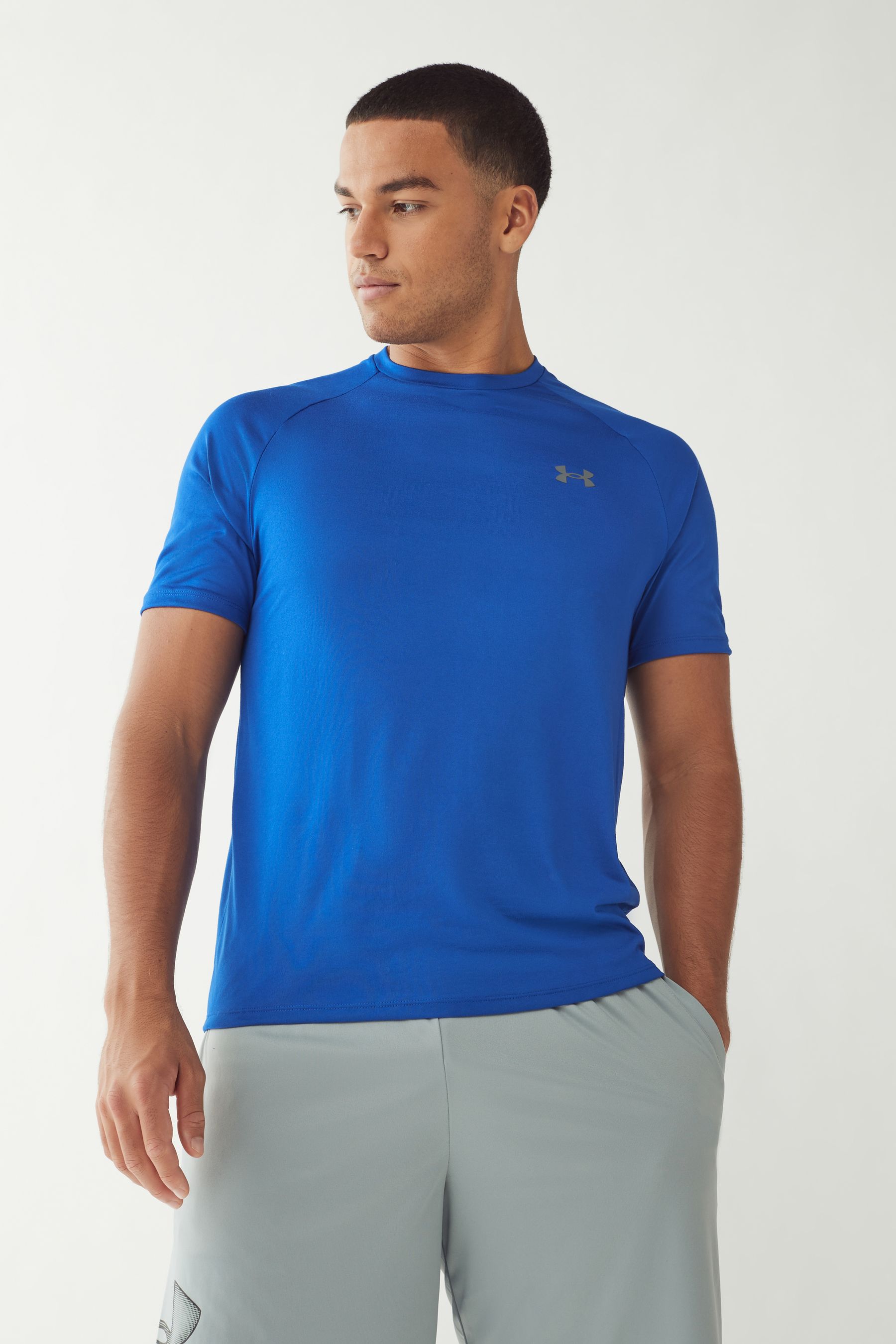 Buy Under Armour Blue Tech 2 T-Shirt from the Next UK online shop
