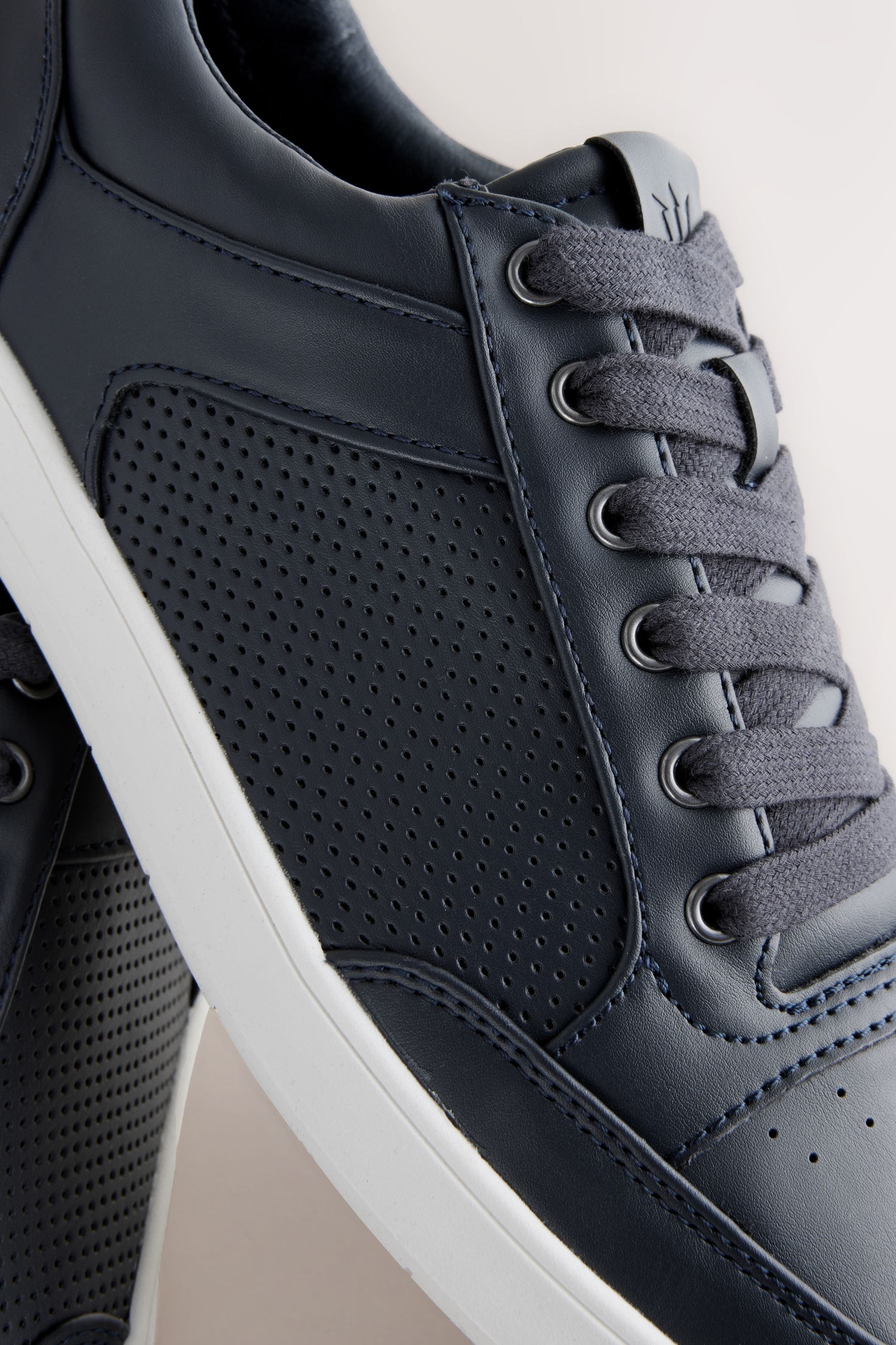 Buy Navy Blue Smart Casual Trainers from the Next UK online shop