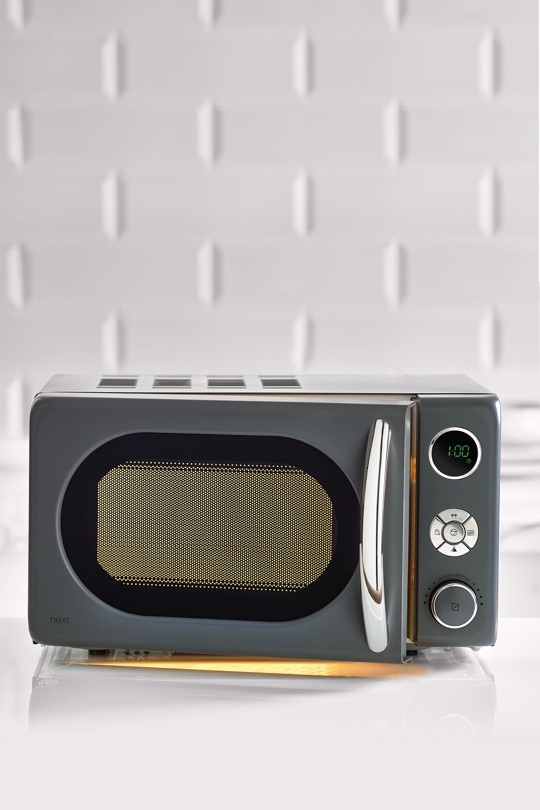 Buy Dark Grey Digital 800W 20L Microwave from the Next UK online shop